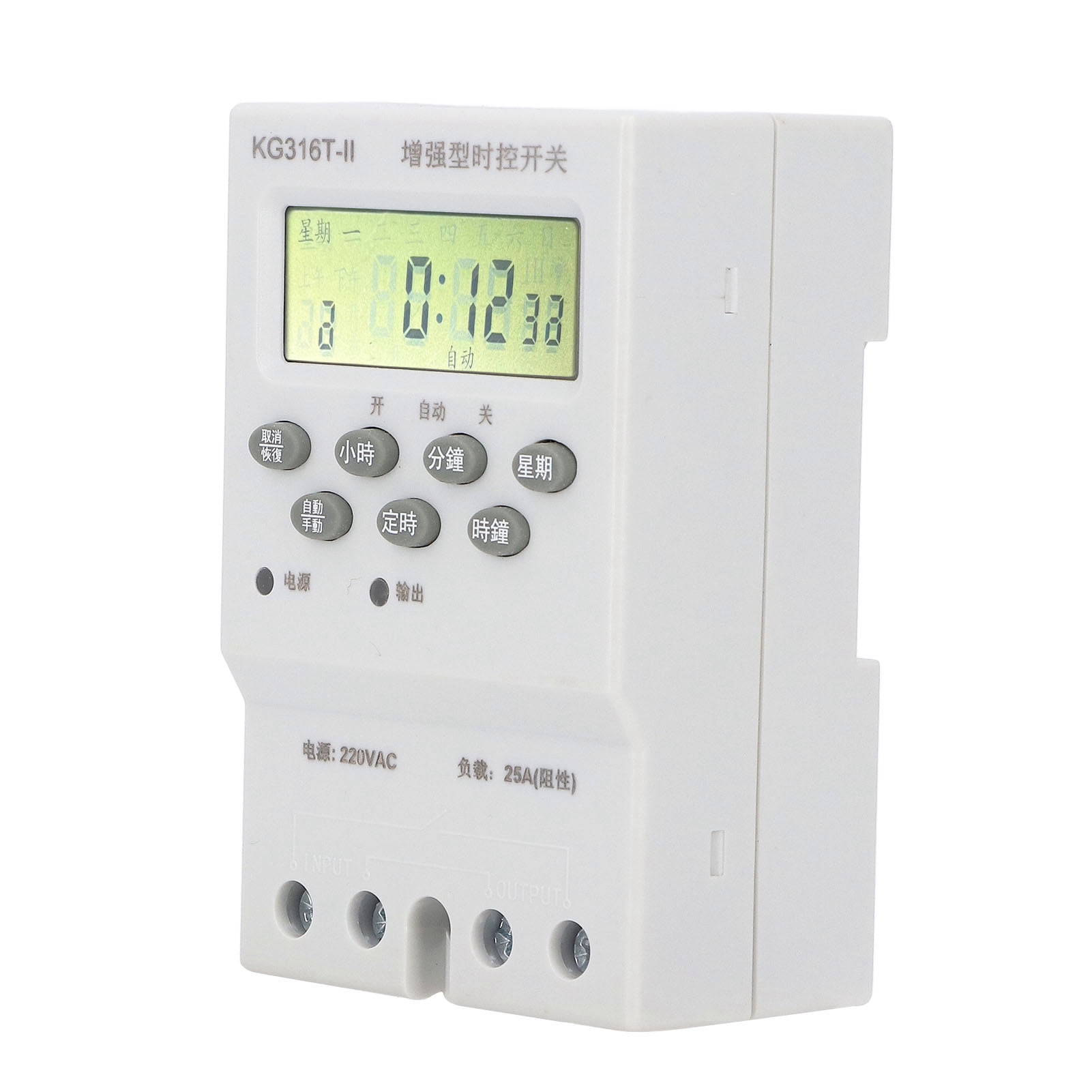 Time Control Switch Programmable Timer Controller Digital Display Ac220v For Machine