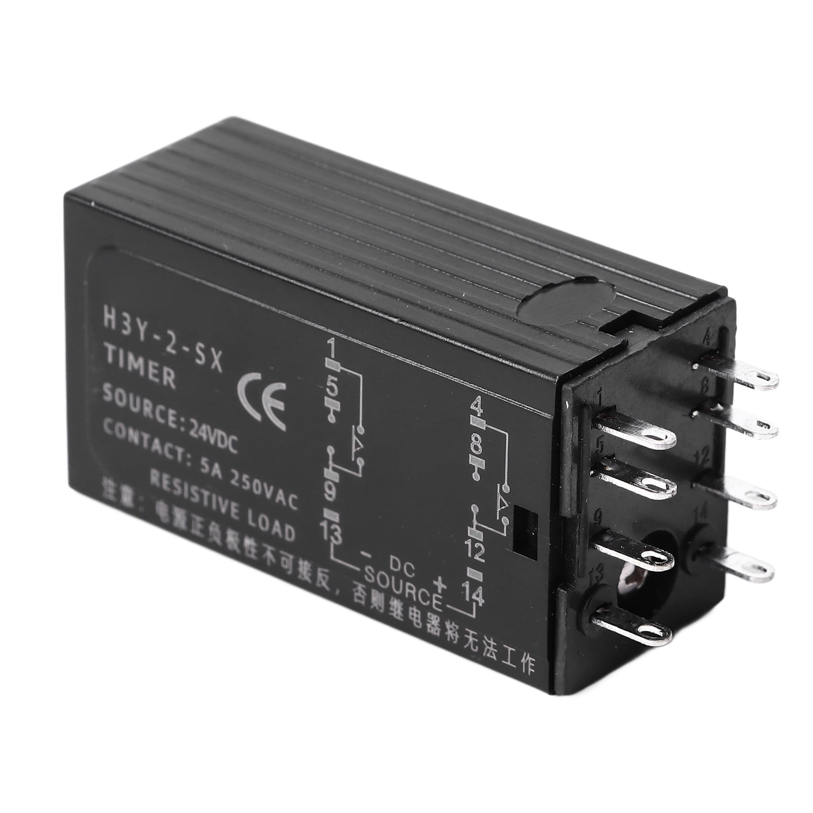 Time Delay Relay 0.1S To 99H 8 Pin Digital Display Cycle Timer Relay for Automation Control ...