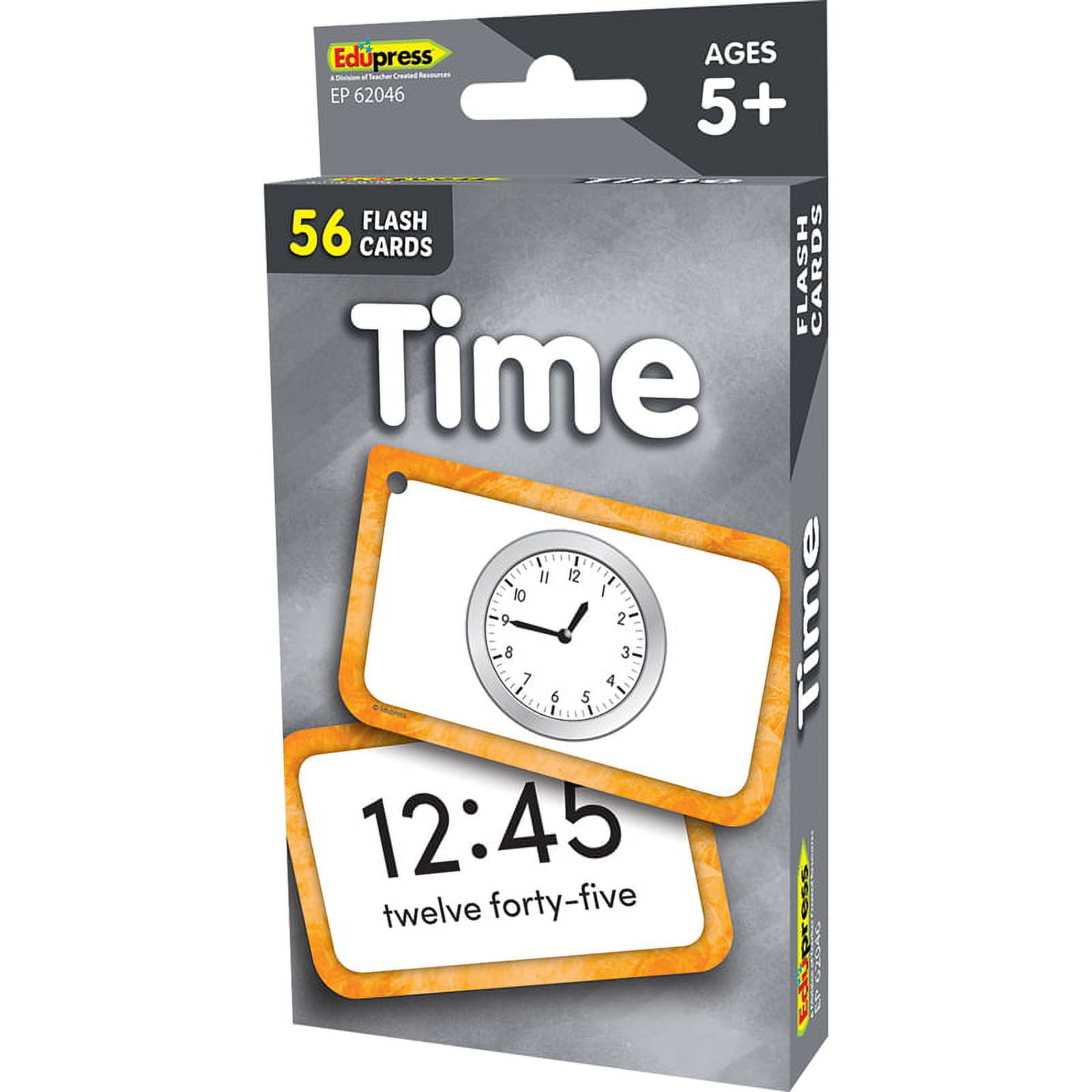 Time Flash Cards | Bundle of 10 Packs - Walmart.com