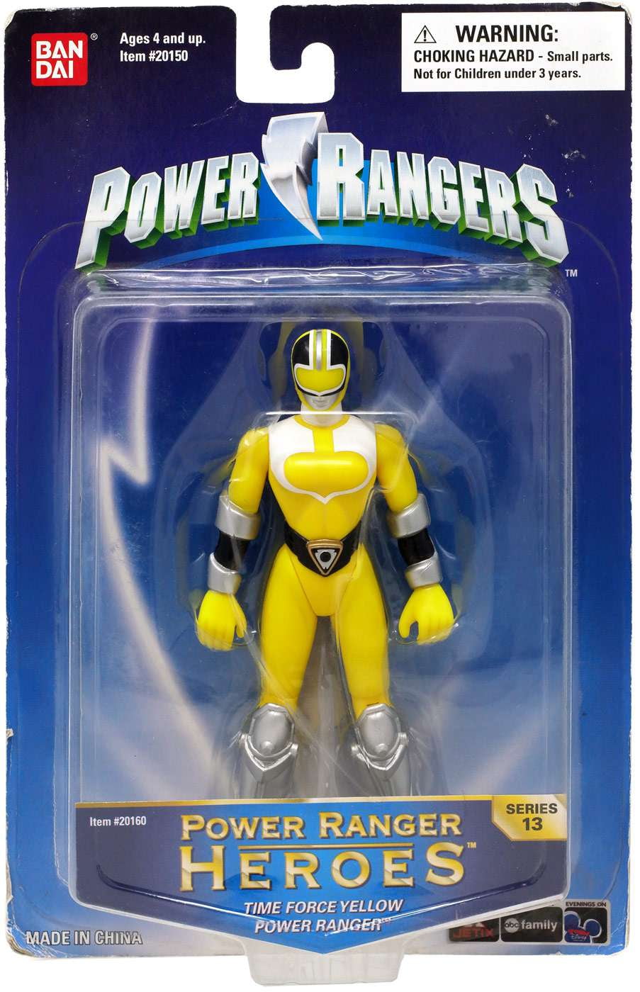 Time Force Yellow Ranger Action Figure Power Ranger Heroes Series 13 ...