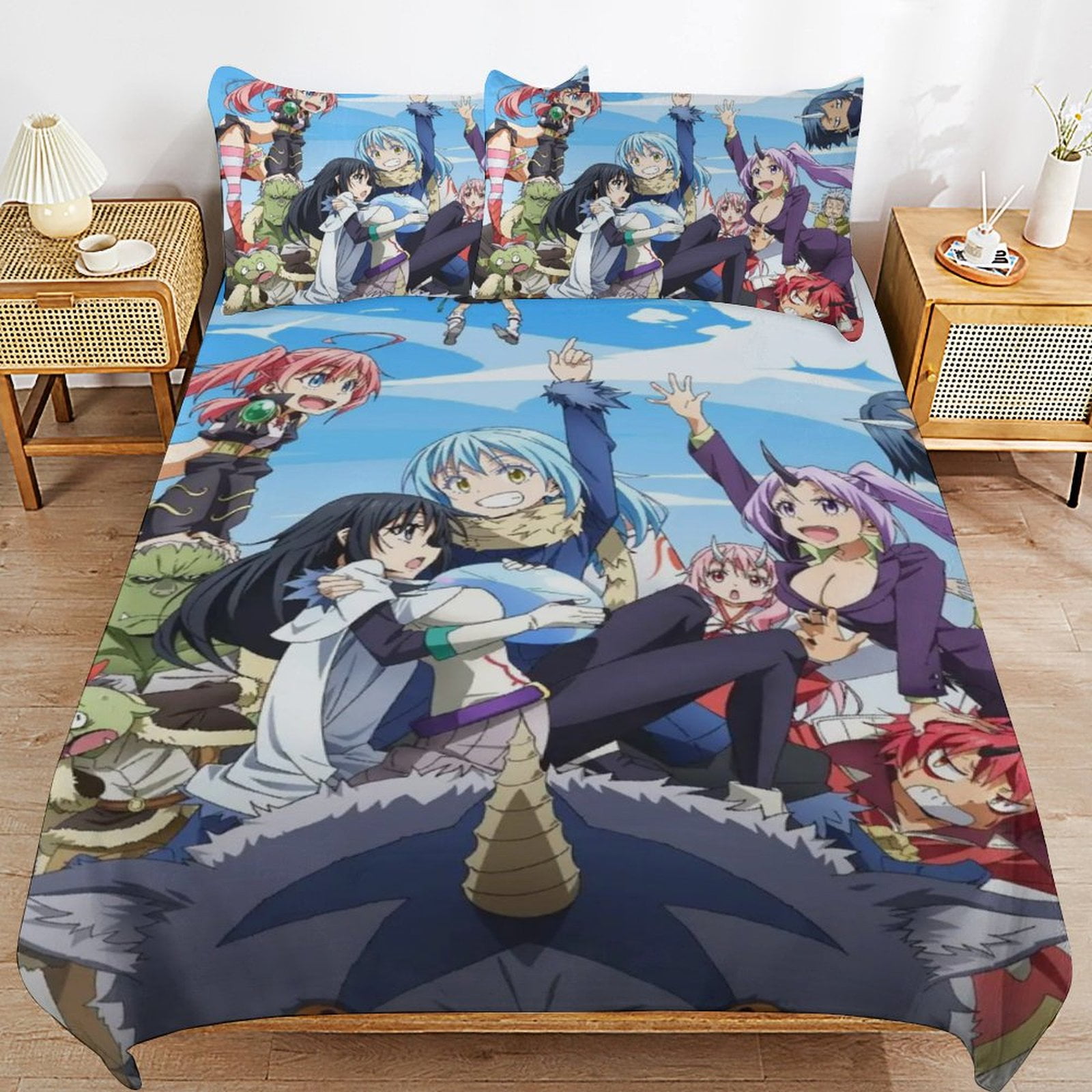 I Got Reincarnated As A Slime 3 Piece Anime Comforter Bedding 1 Set ...