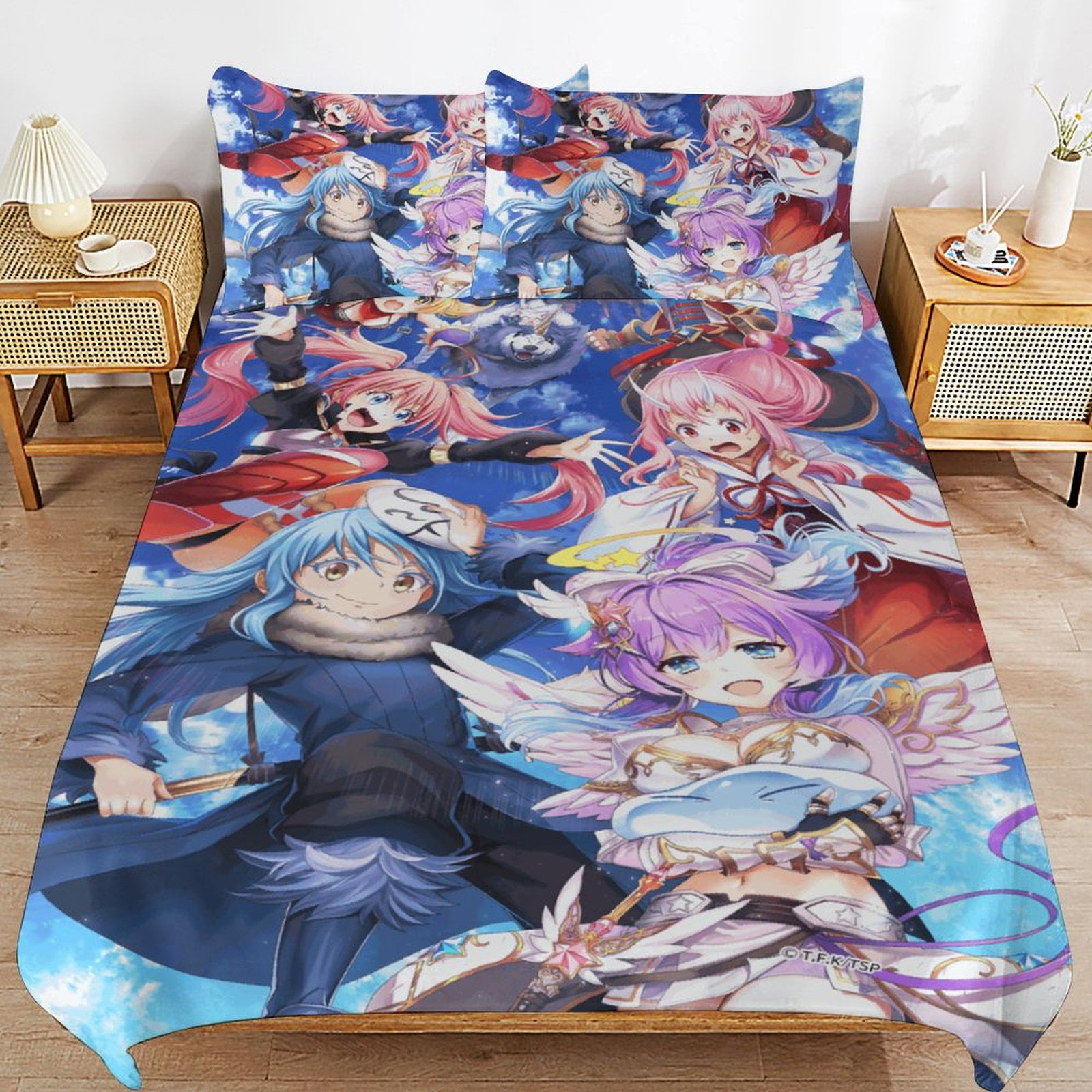 I Got Reincarnated As A Slime 3 Piece Anime Comforter Bedding 1 Set ...
