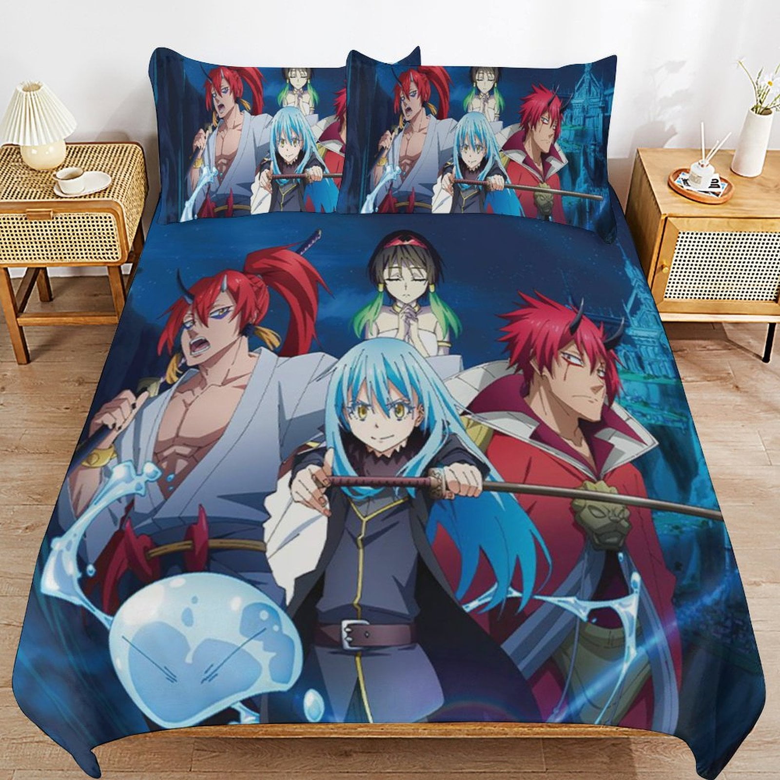 I Got Reincarnated As A Slime 3 Piece Anime Comforter Bedding 1 Set ...
