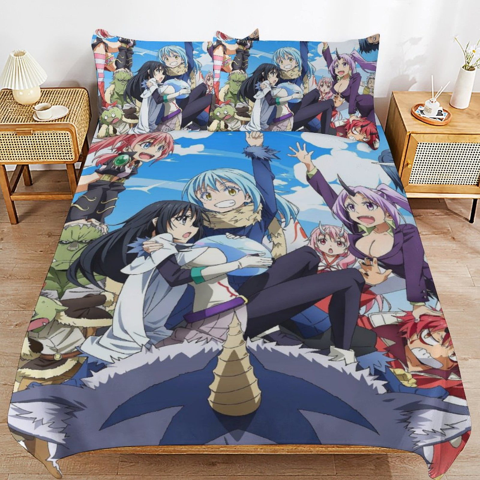I Got Reincarnated As A Slime 3 Piece Anime Comforter Bedding 1 Set ...