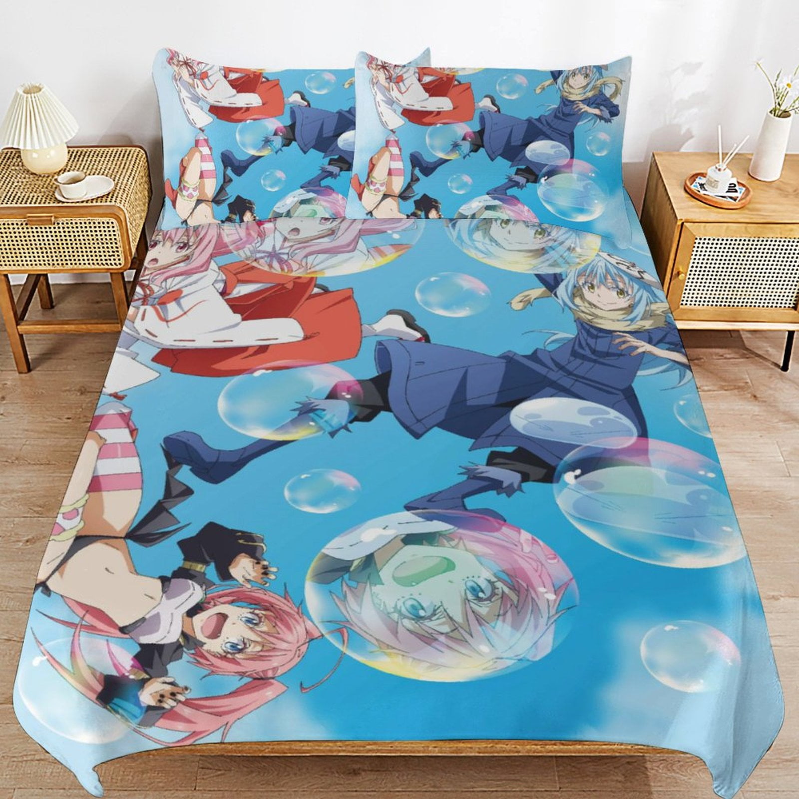 I Got Reincarnated As A Slime 3 Piece Anime Comforter Bedding 1 Set ...