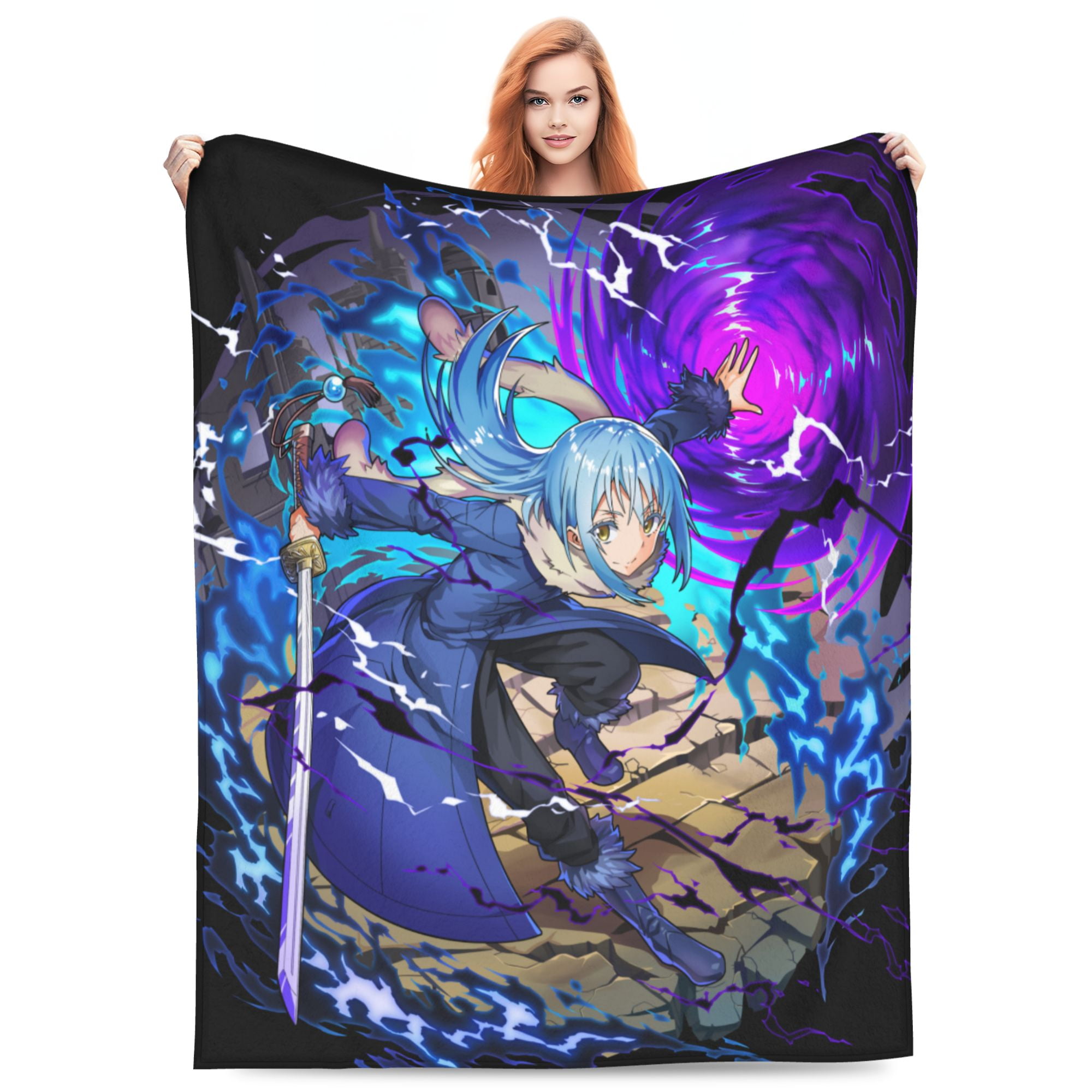I Got Reincarnated As A Slime Bed Blanket 3D Printed Throw Blanket ...