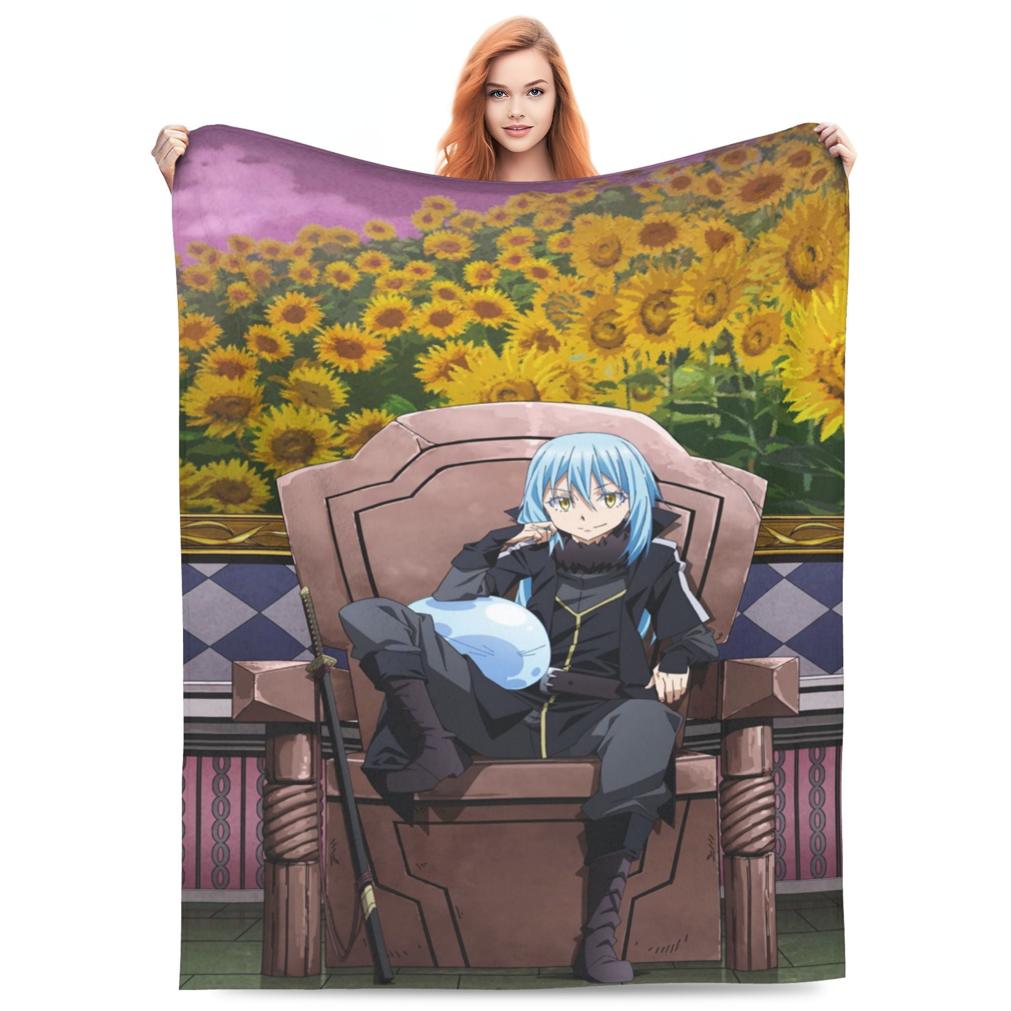 I Got Reincarnated As A Slime Bed Blanket 3D Printed Throw Blanket ...