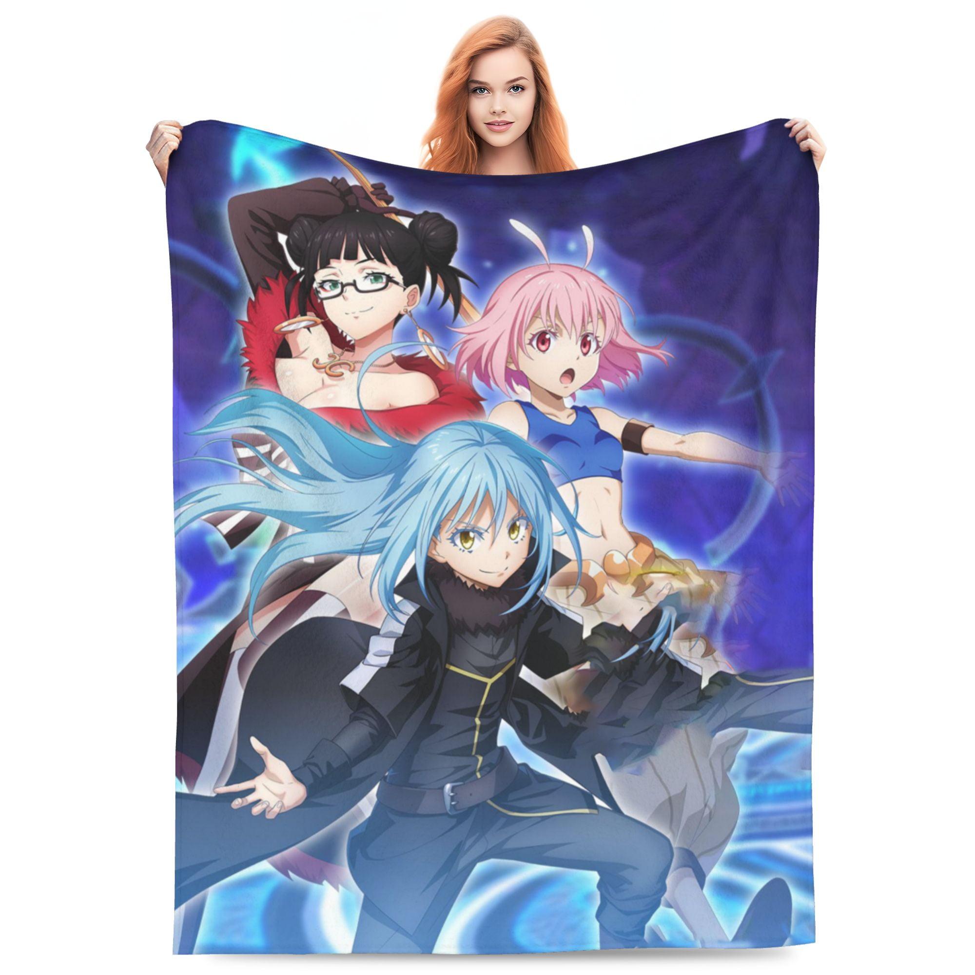 I Got Reincarnated As A Slime Bed Blanket 3D Printed Throw Blanket ...