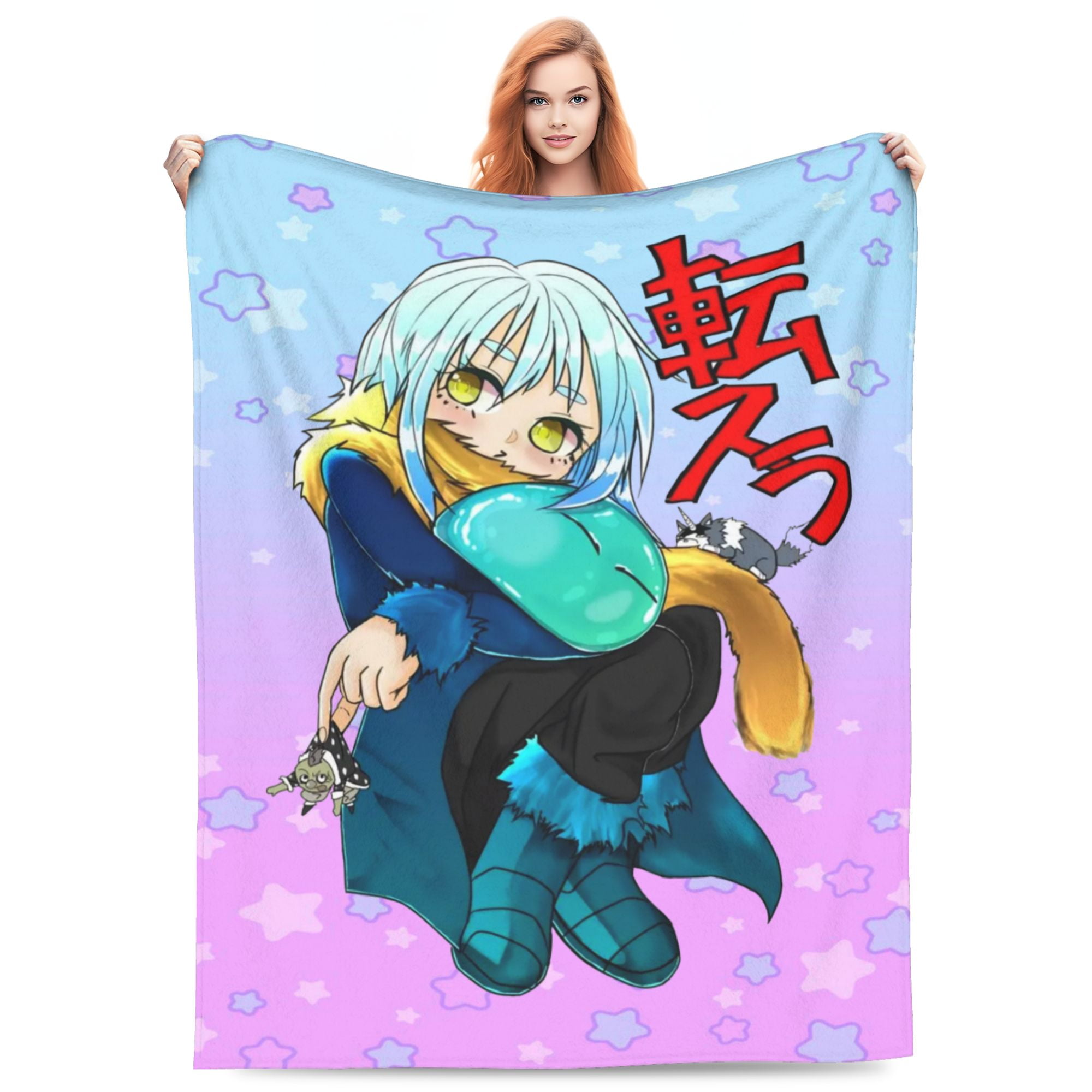 I Got Reincarnated As A Slime Bed Blanket 3D Printed Throw Blanket ...