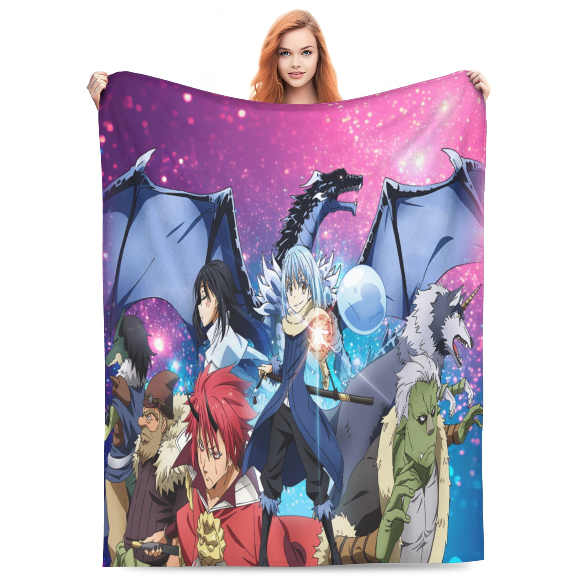 I Got Reincarnated As A Slime Bed Blanket 3D Printed Throw Blanket ...