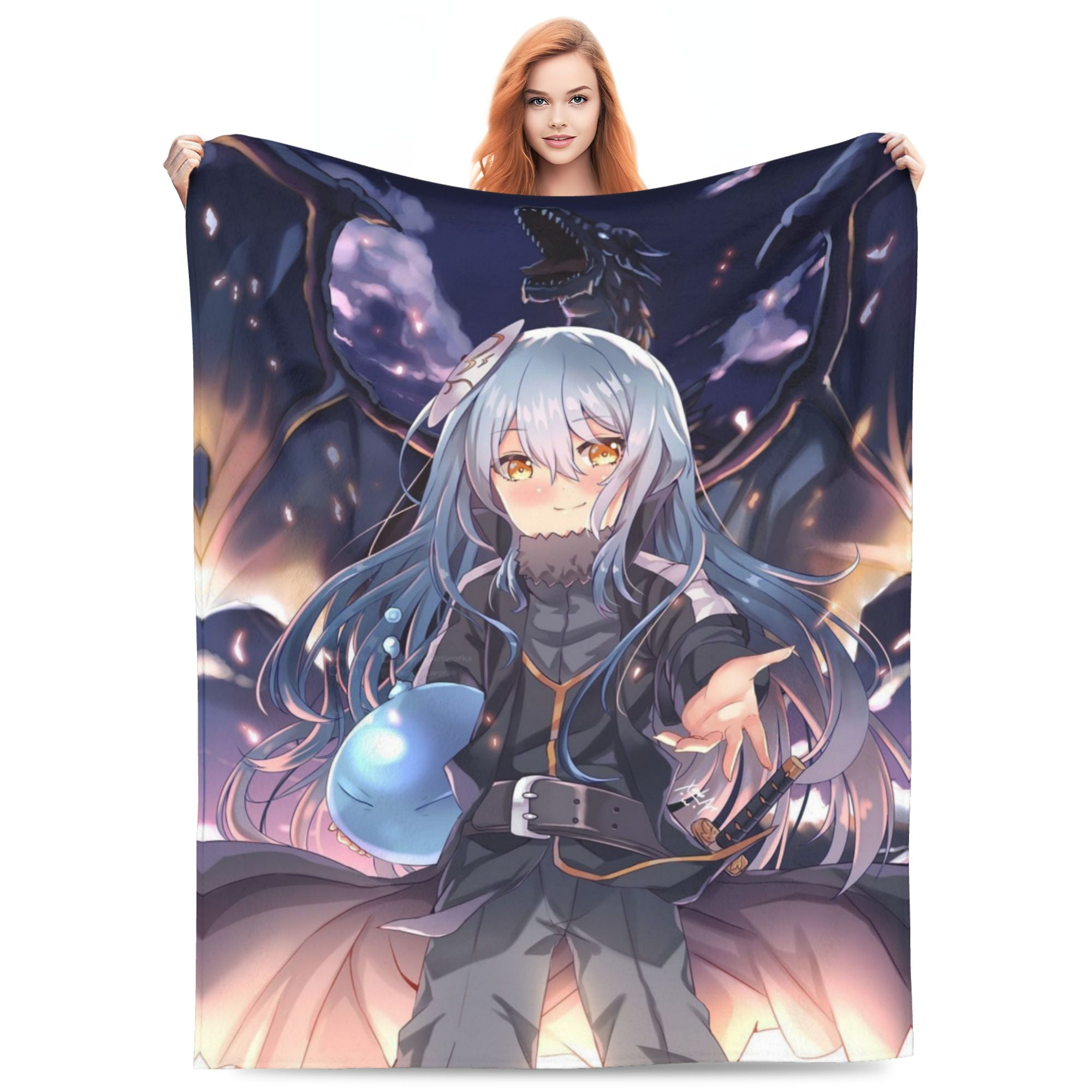 I Got Reincarnated As A Slime Bed Blanket 3D Printed Throw Blanket ...