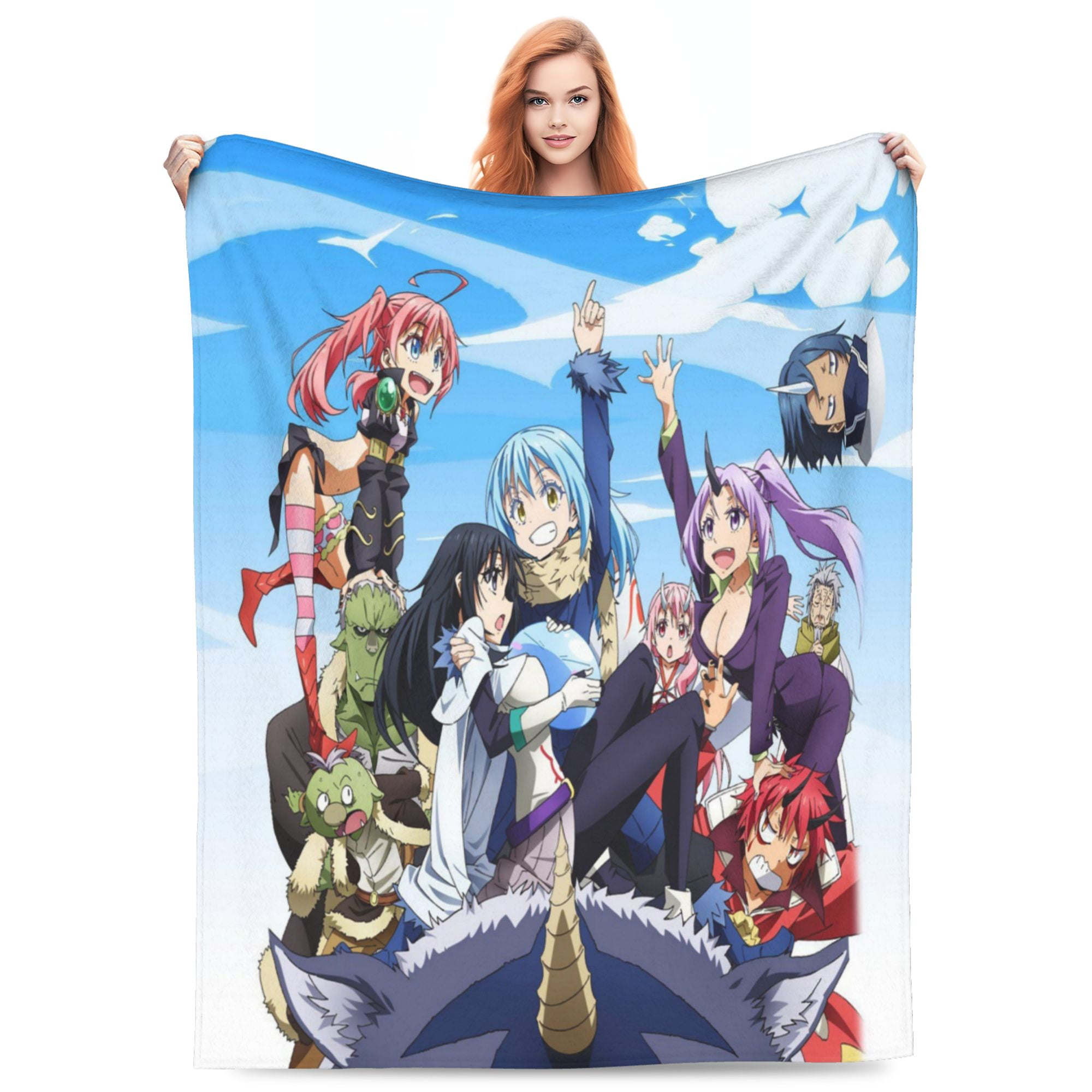 I Got Reincarnated As A Slime Bed Blanket 3D Printed Throw Blanket ...