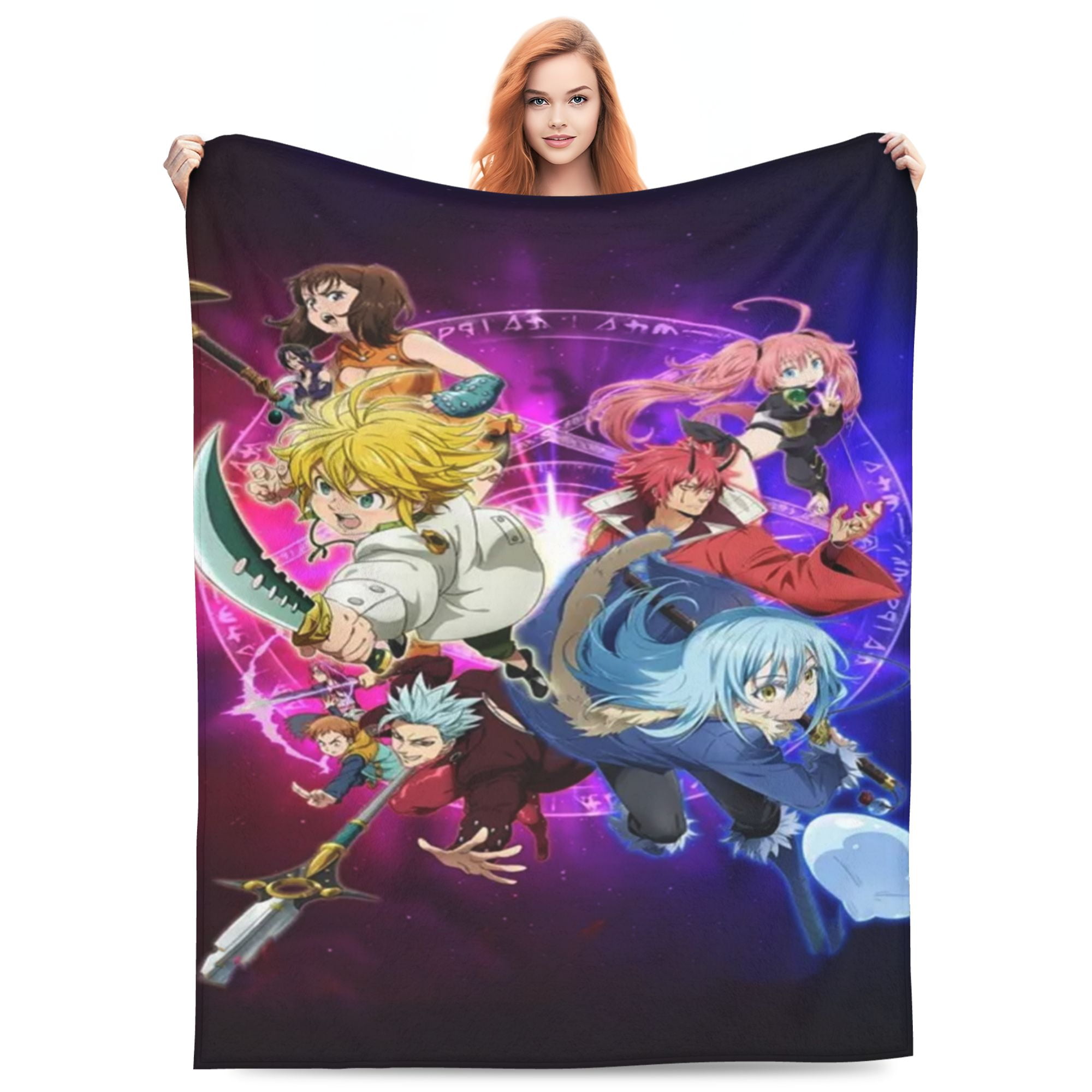 I Got Reincarnated As A Slime Bed Blanket 3D Printed Throw Blanket ...