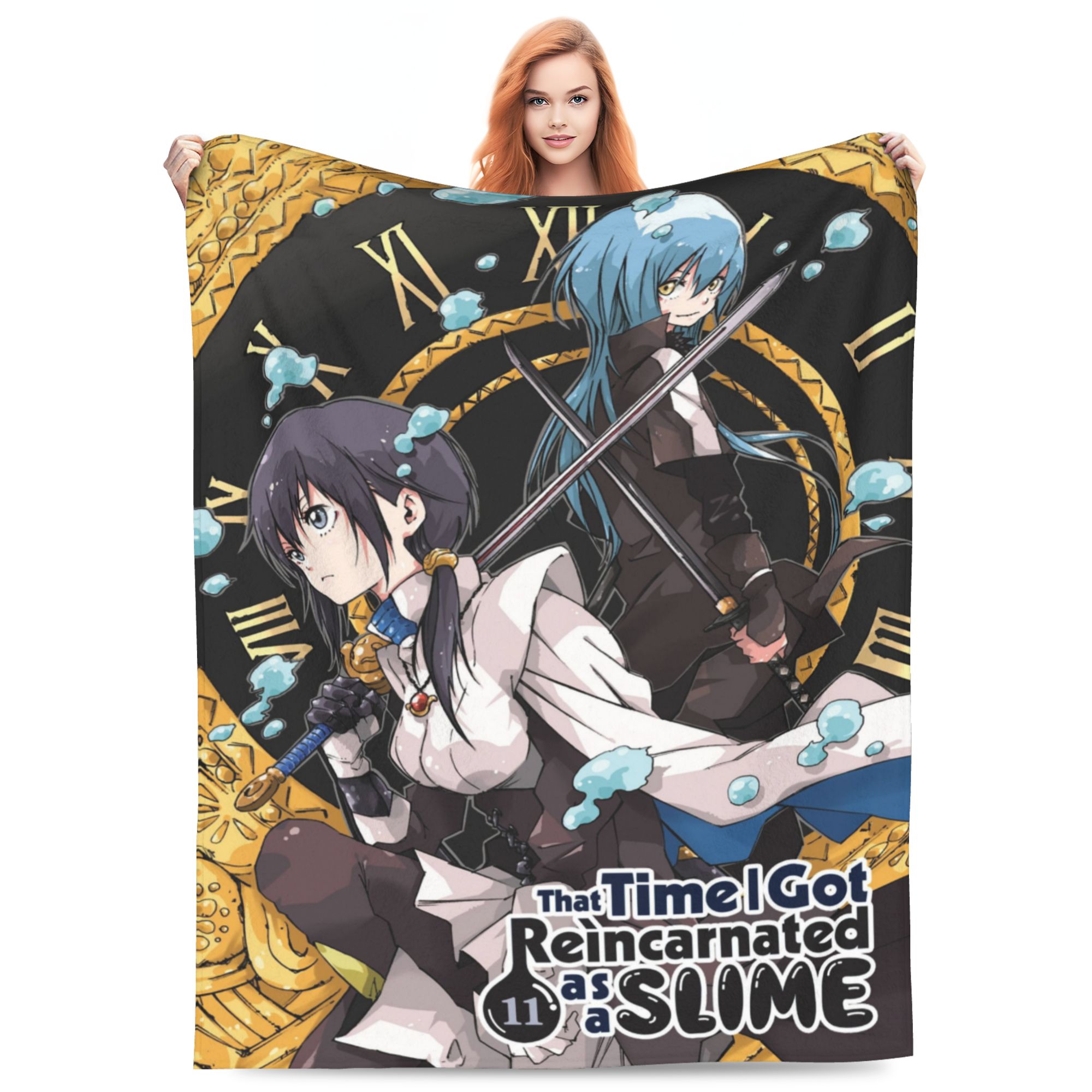 I Got Reincarnated As A Slime Bed Blanket 3D Printed Throw Blanket ...