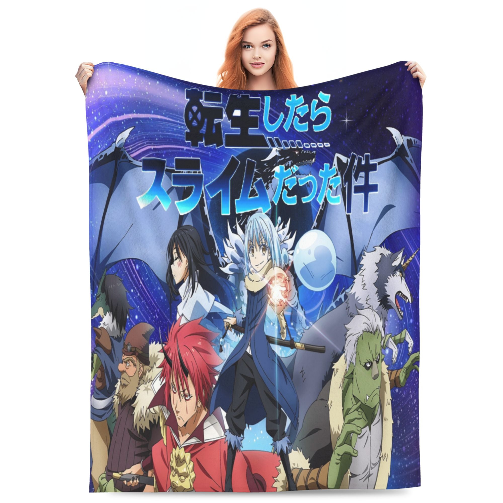 I Got Reincarnated As A Slime Bed Blanket 3D Printed Throw Blanket ...