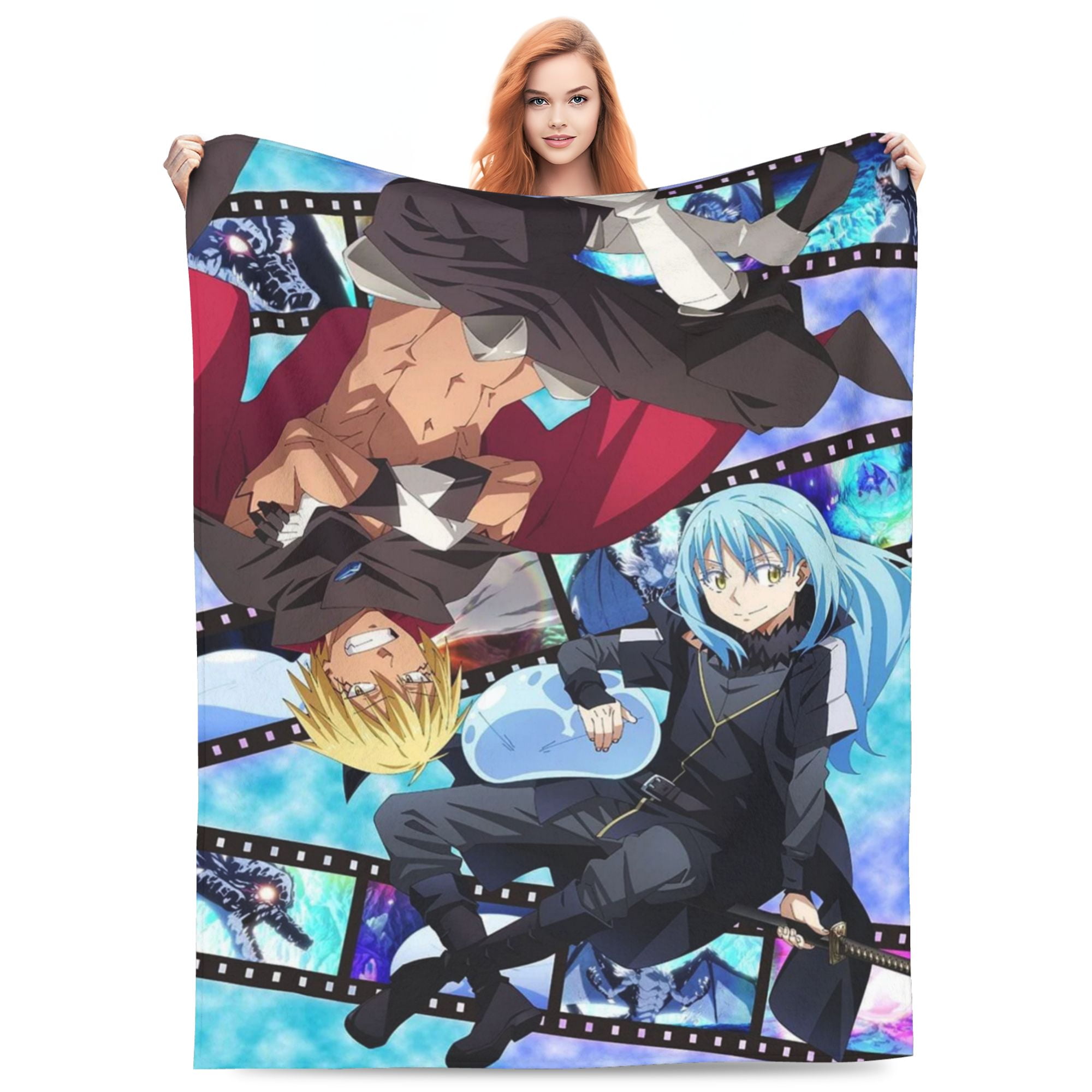I Got Reincarnated As A Slime Bed Blanket 3D Printed Throw Blanket ...