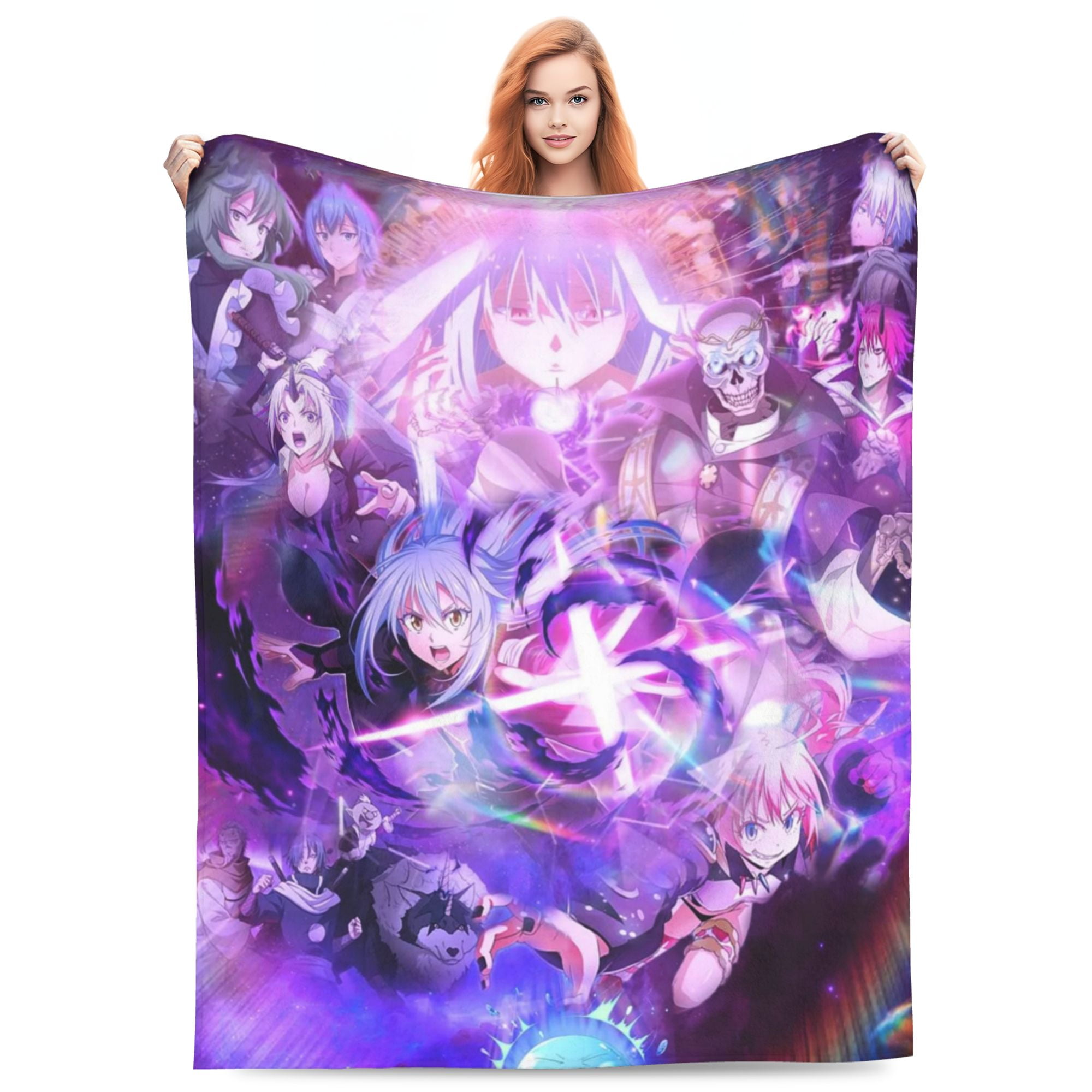 I Got Reincarnated As A Slime Bed Blanket 3D Printed Throw Blanket ...