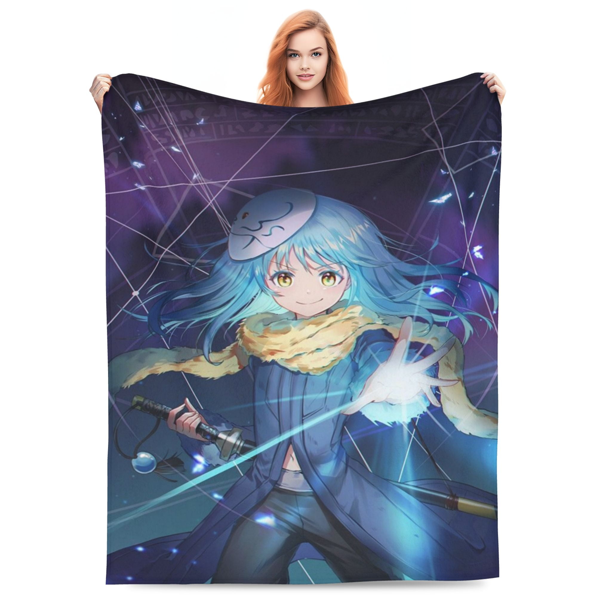 I Got Reincarnated As A Slime Bed Blanket 3D Printed Throw Blanket ...