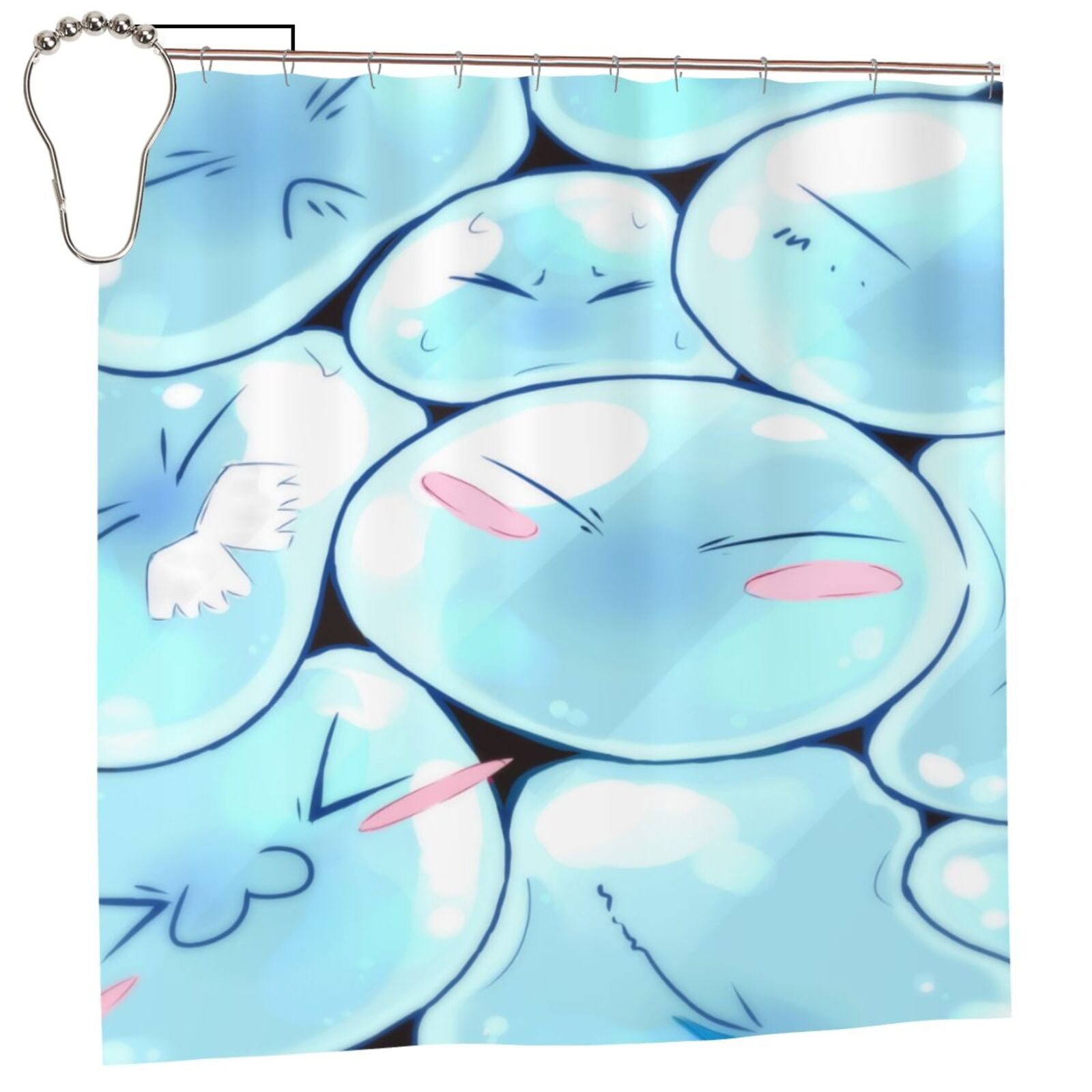 I Got Reincarnated As A Slime Shower Curtain Cartoon Decorative Bath ...