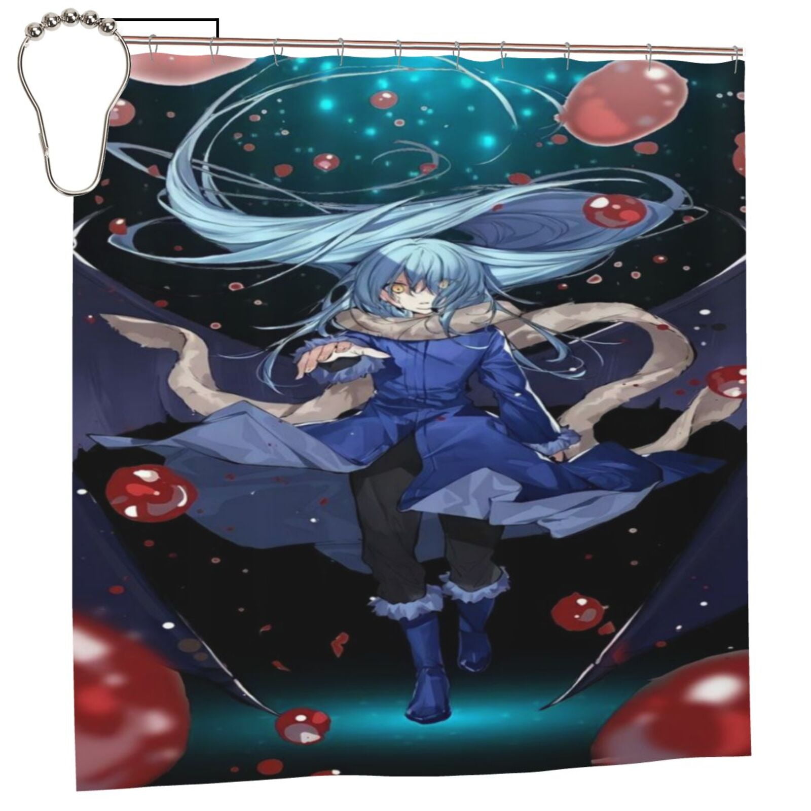 I Got Reincarnated As A Slime Shower Curtain Cartoon Decorative Bath ...