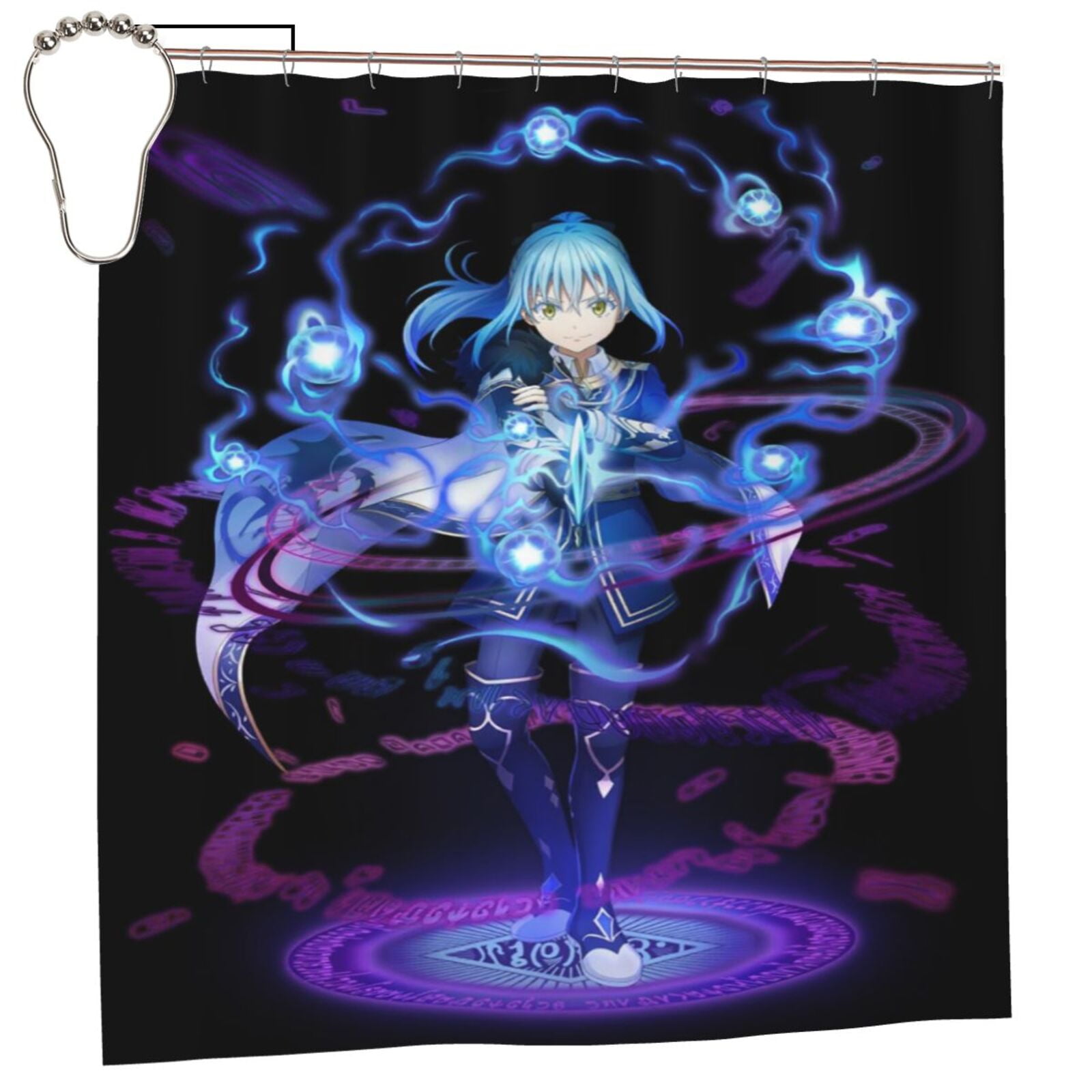 I Got Reincarnated As A Slime Shower Curtain Cartoon Decorative Bath ...