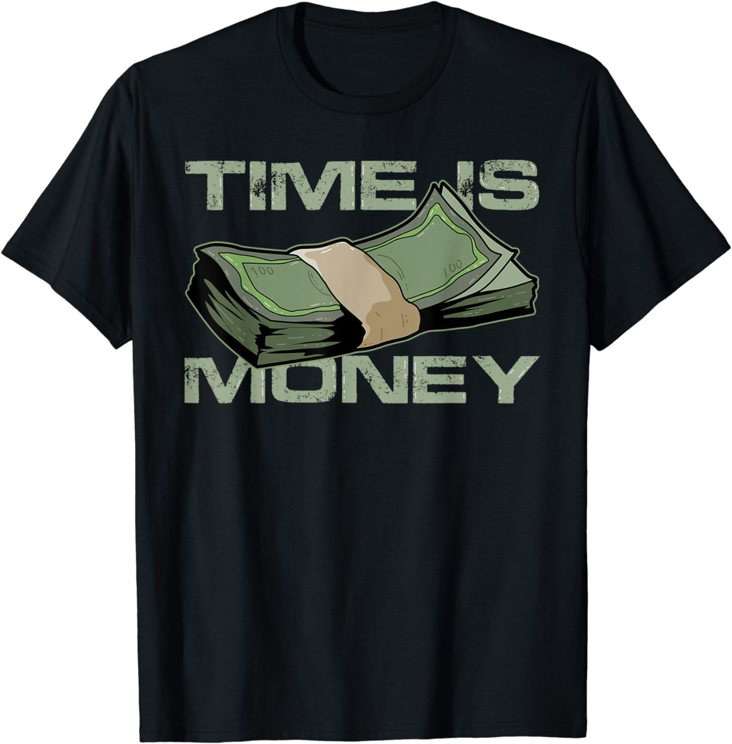 Time Is Money Everyday Grind T-Shirt - Walmart.com
