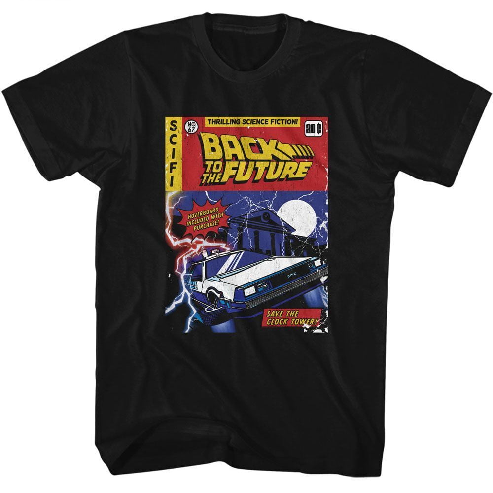 Time Machine Comic Panel Graphic Shirt - Walmart.com