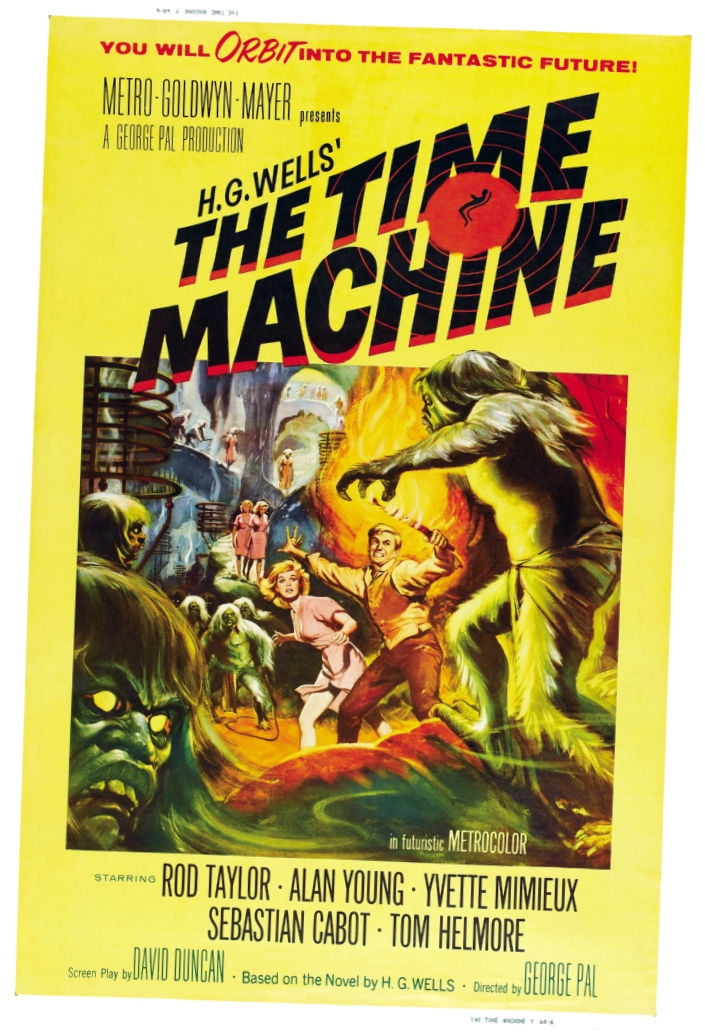Time Machine The Movie Poster 24In x36In Art Poster 24x36 Multi-Color ...