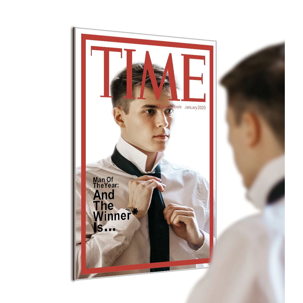 Time Man Of The Year Mirror Big Lebowski Movie Magazine Cover Bar ...