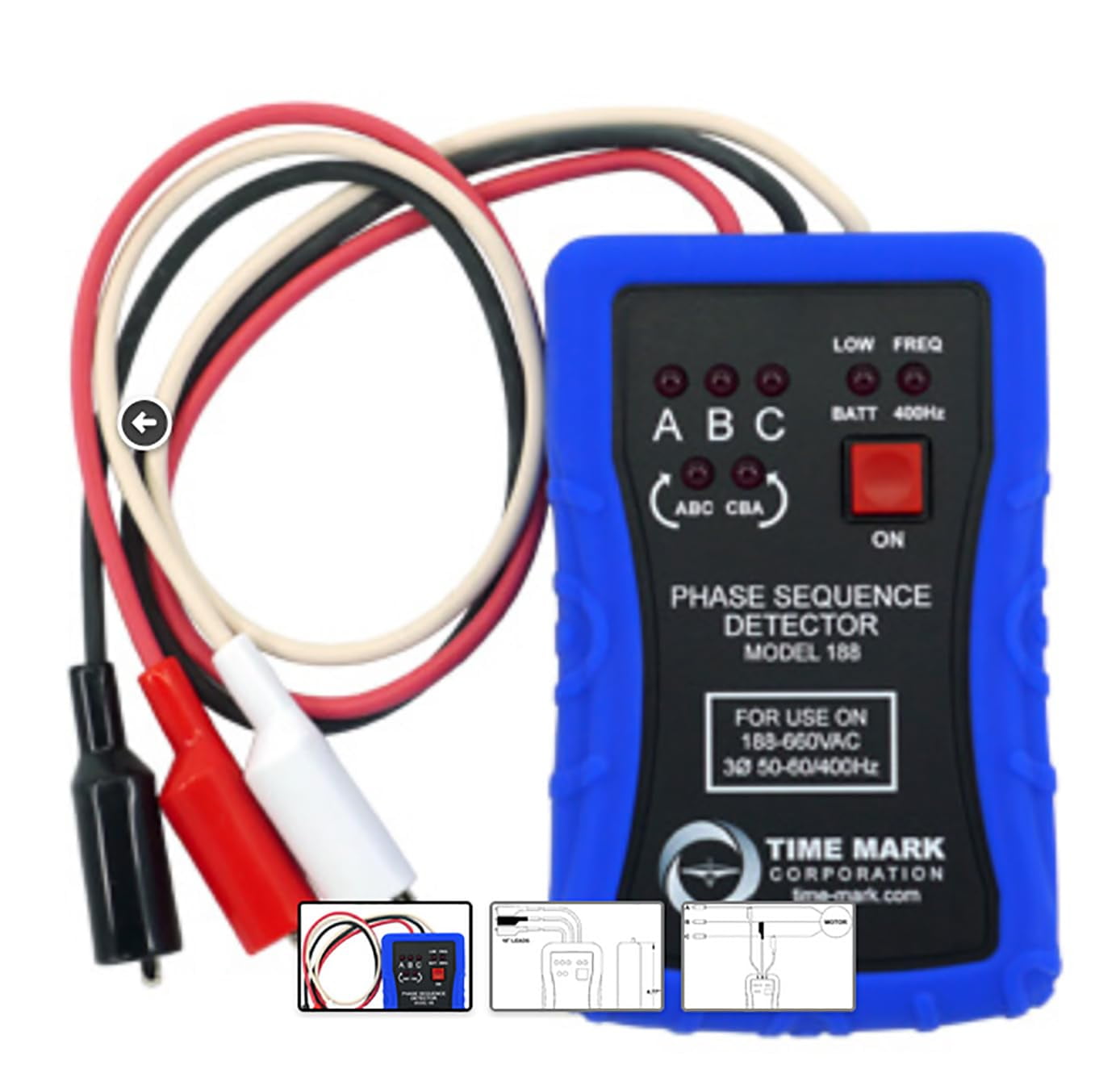 Time Mark 108D Line Voltage & Phase Sequence Detector - Walmart.com
