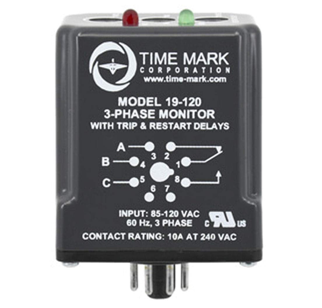 Time Mark 19-208/240 Three Phase Monitor - Walmart.com