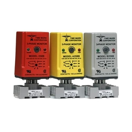 Time Mark EX258B, 3-Phase Monitor, 380VAC, 50Hz, SPDT relay output ...