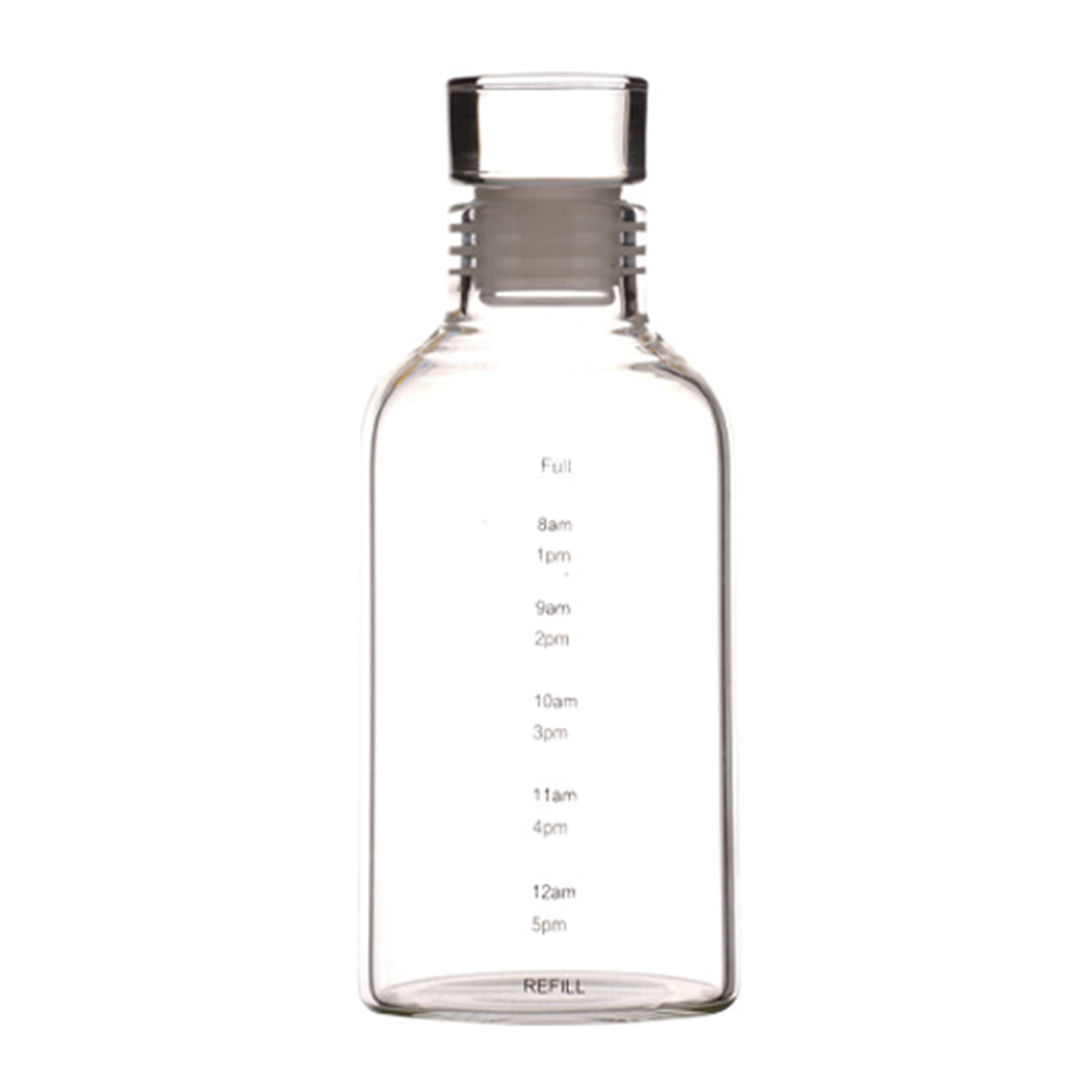 Time Marked Glass Cup For Daily Hydrations Sturdy Glass Cup With Time ...