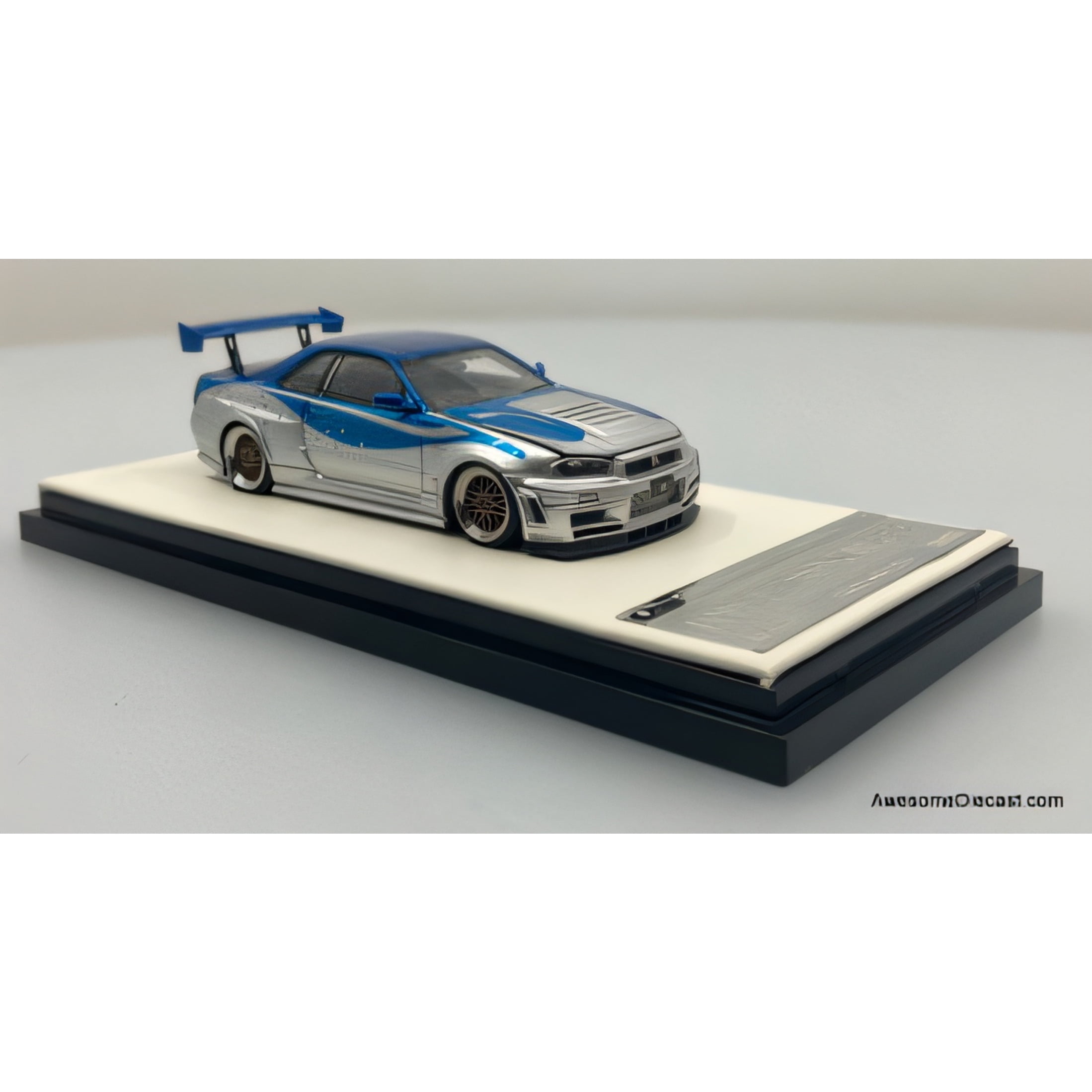 Time Micro 1:64 Nissan Skyline Gtr R-34, Silver/blue - Walmart.com