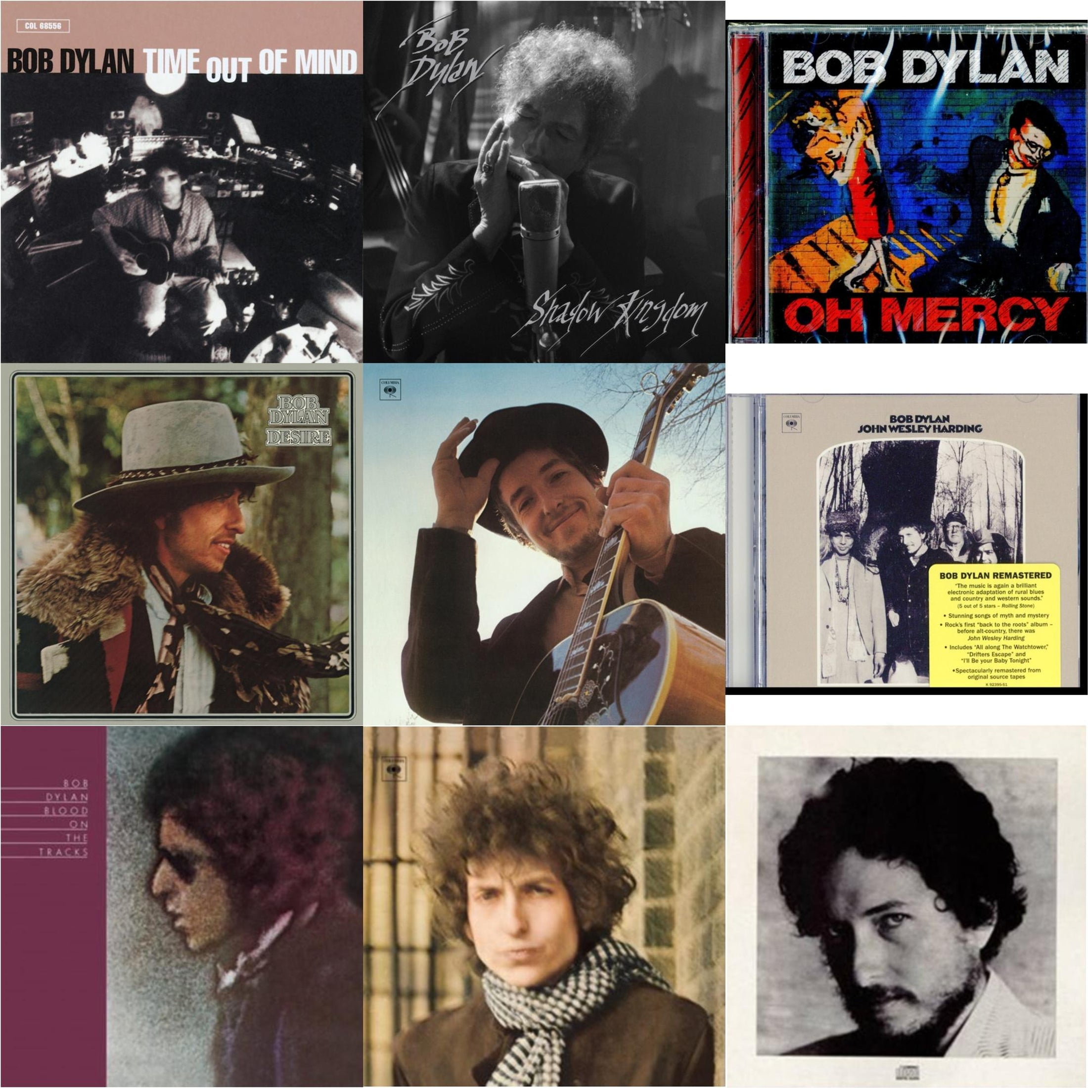 Time Out Of Mind & Shadow Kingdom & Oh Mercy & Desire & Nashville Skyline & John Wesley Harding ...