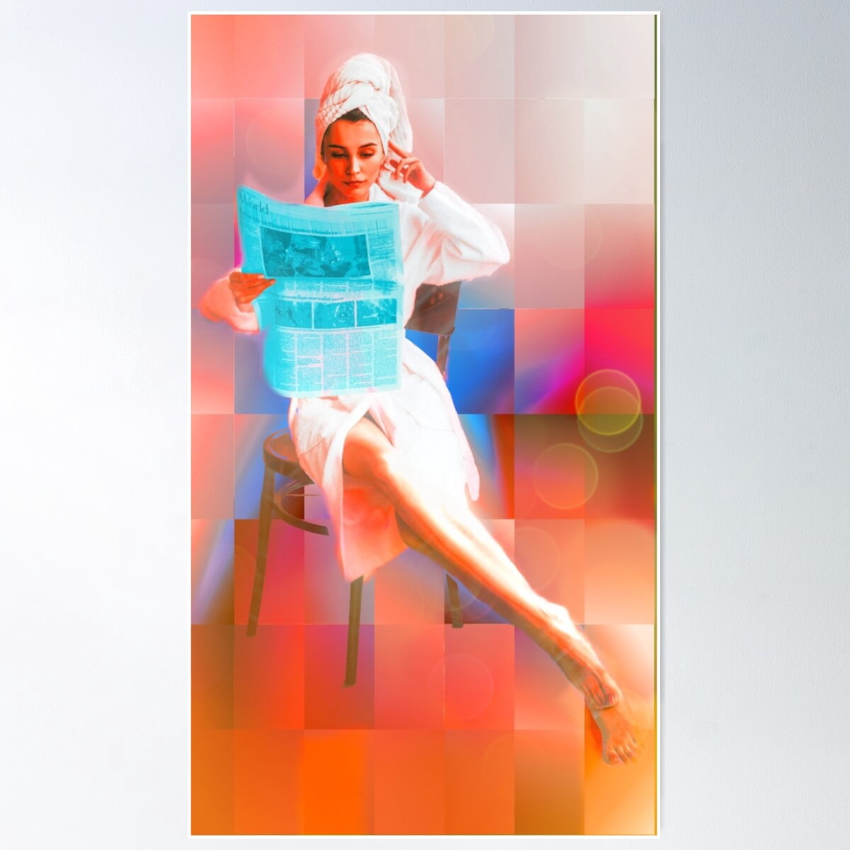 Time Out Poster Wall Art, Modern Wall Decor For Living Room Bedroom ...