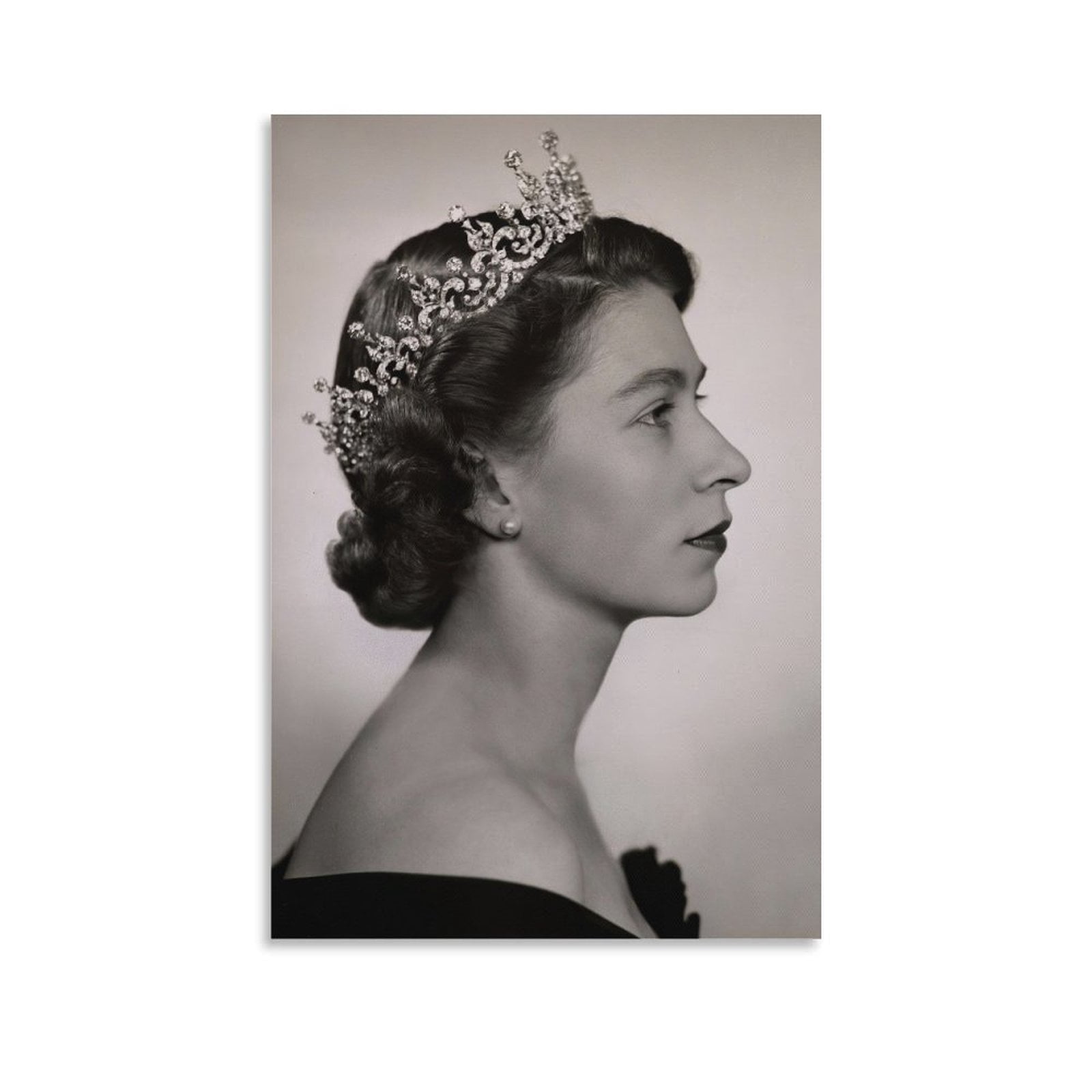 Time Person of The Year Queen Elizabeth II Poster Painting On Canvas ...