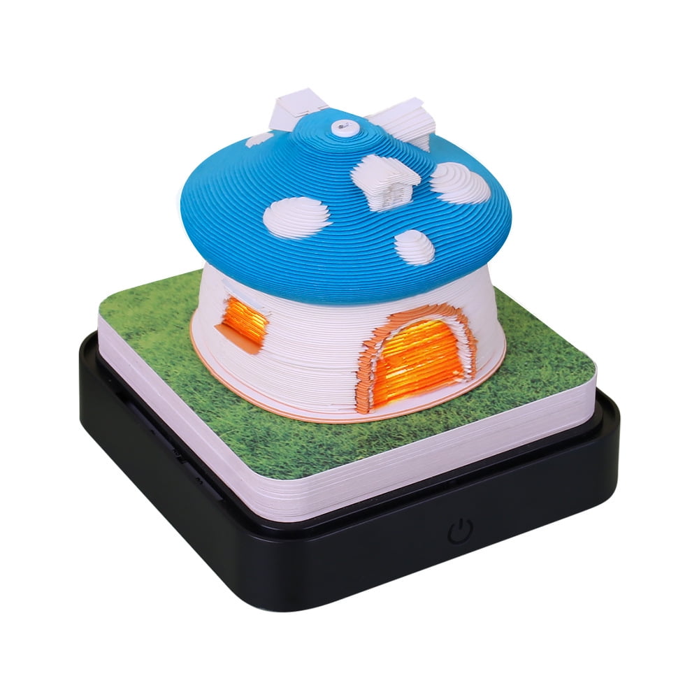 Time Piece Calendar 2024,3D Art Desk Calendar With Lights,DIY Paper ...