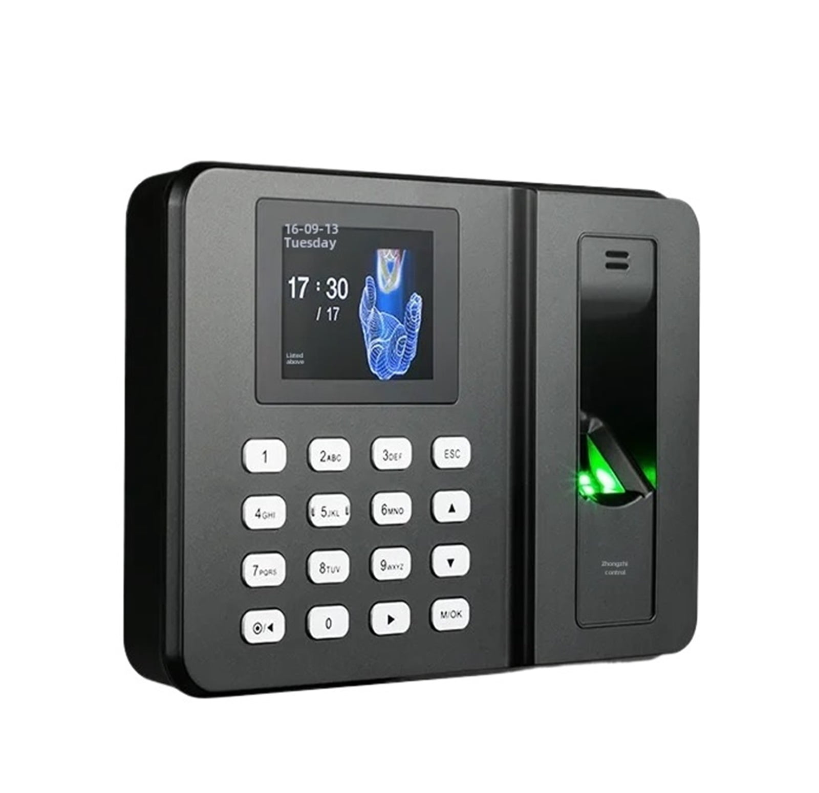 Time Recording Device Employee Clock In Out Machine Fingerprint ...