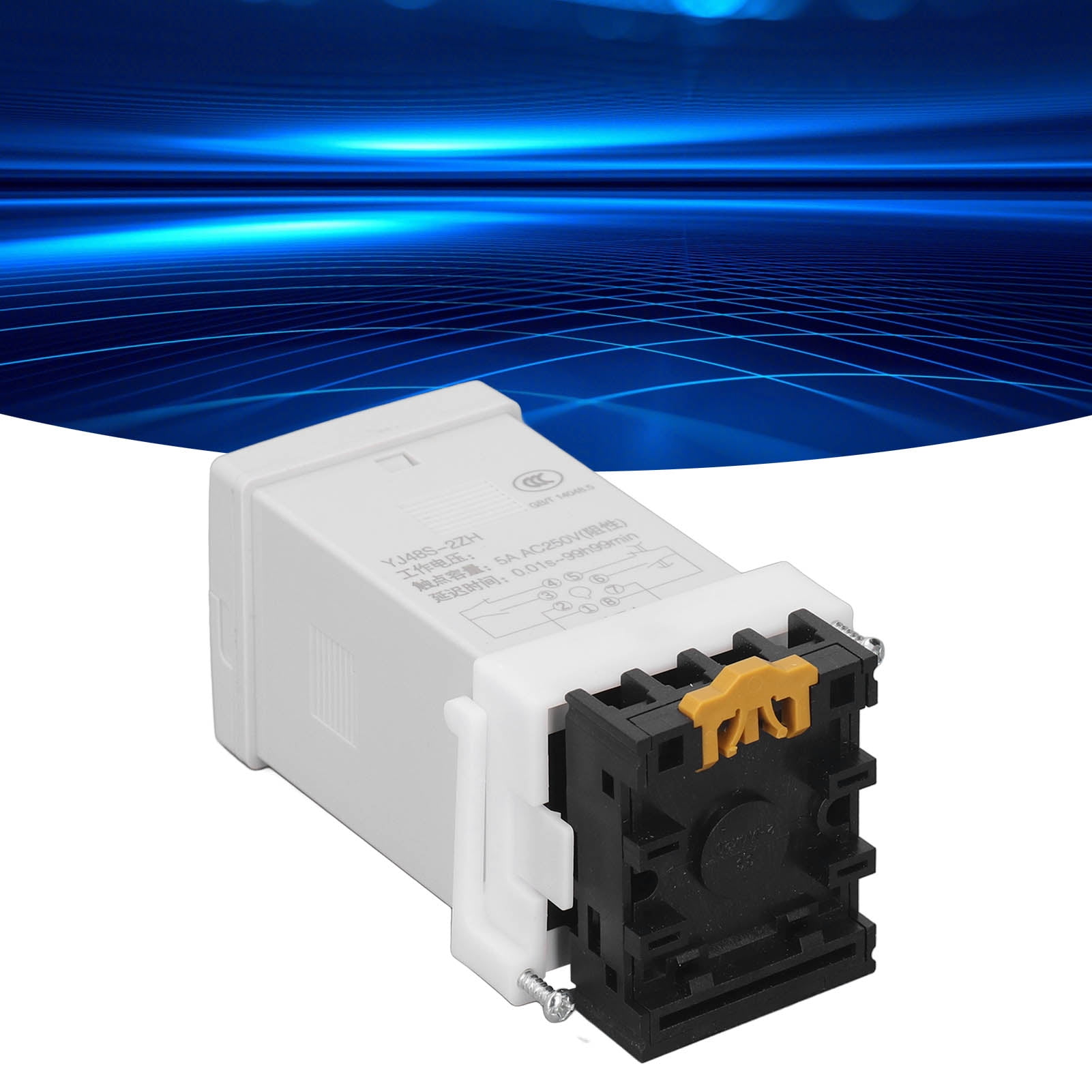 Time Relay 0 01s 99h99min 8 Pins Programmable Time Delay Relay 2 Sets