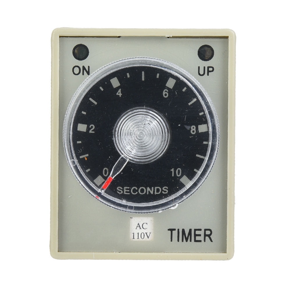 EseeAier Time Relay 10S 8 Pins Timer Din Rail Method for Industrial ...
