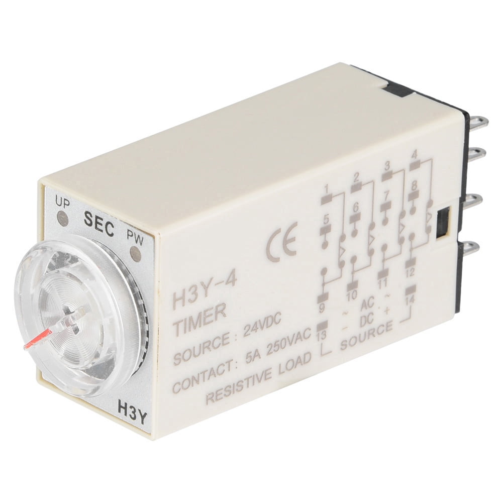 Time Relay Control Switch 14-Pin 24VDC (30S) - Walmart.com