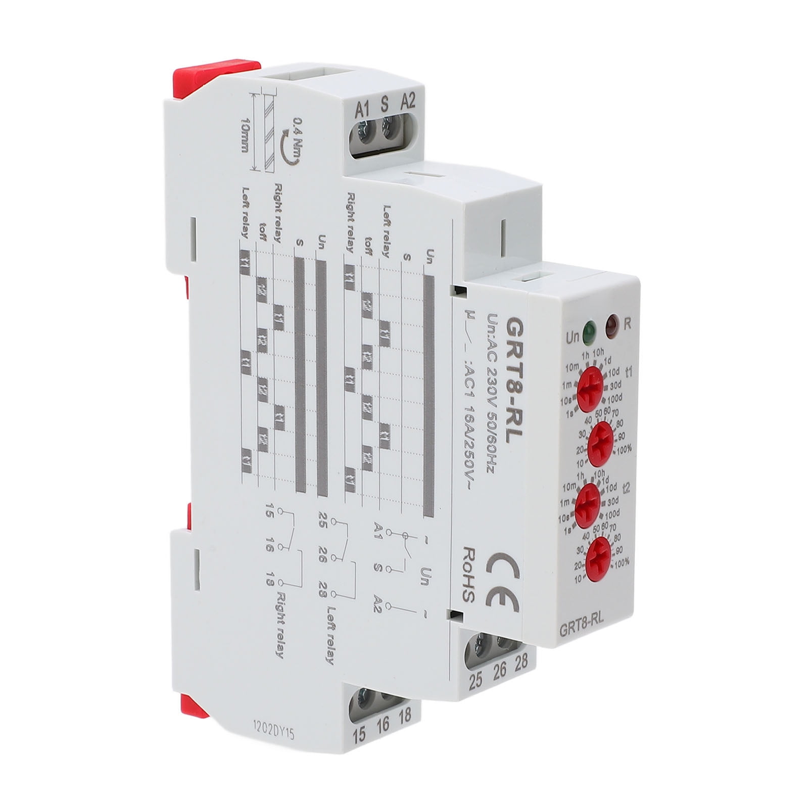 Time Relay Double Delay Alternating Cycle Timer Adjustable Flame ...
