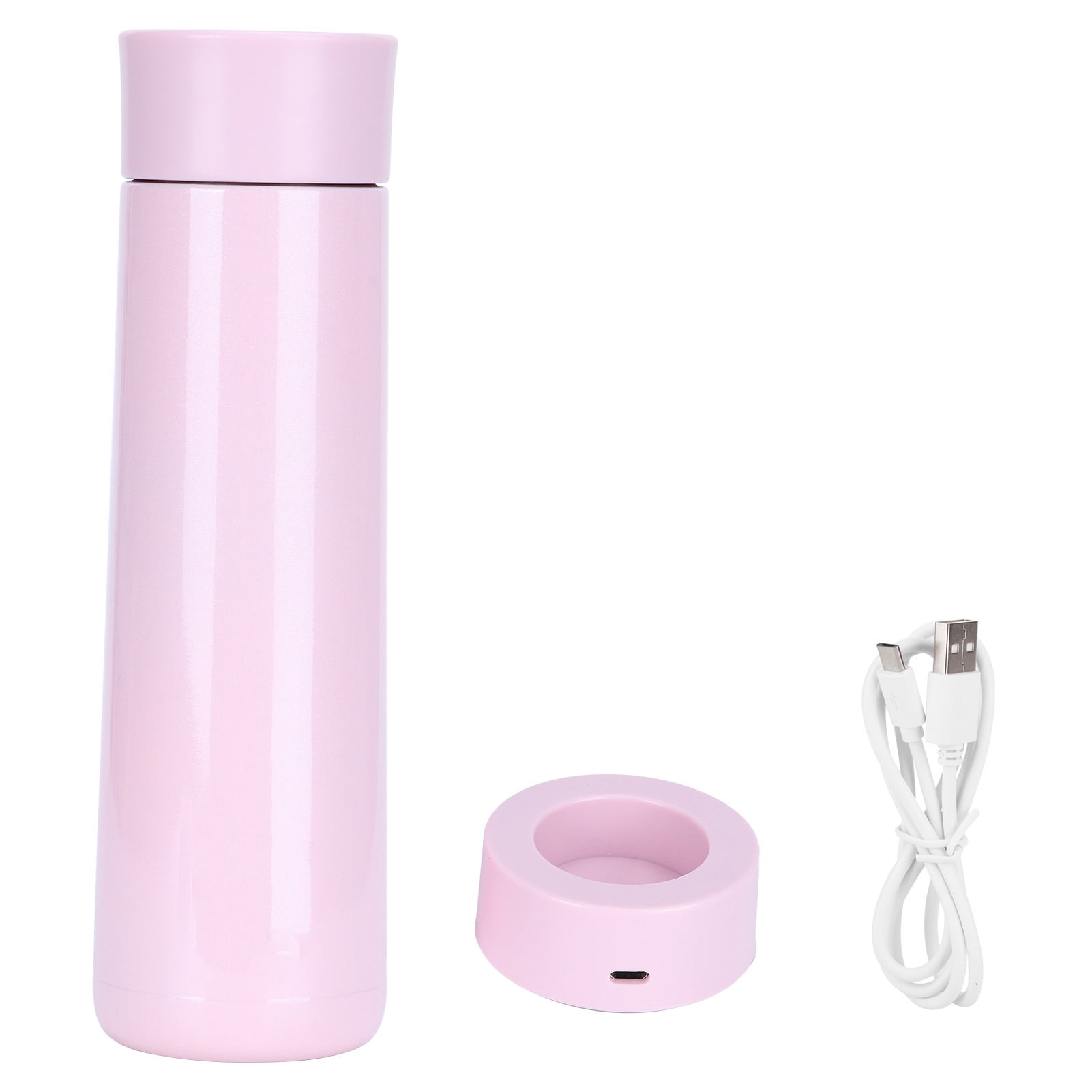 Time-Reminder, USB-Charge, Vacuum Insulated, Pink Temperature-Sensing ...
