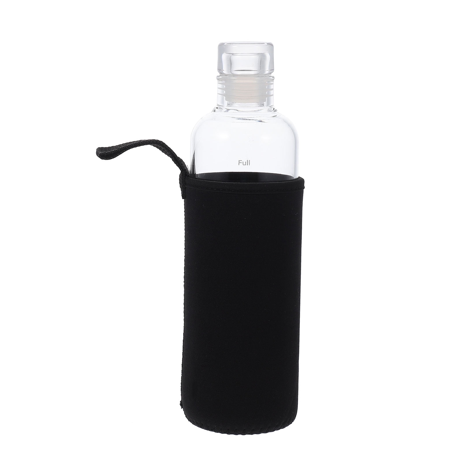 Time Scale Cup Glass Water Bottle Portable Glass Bottle Carafe with ...