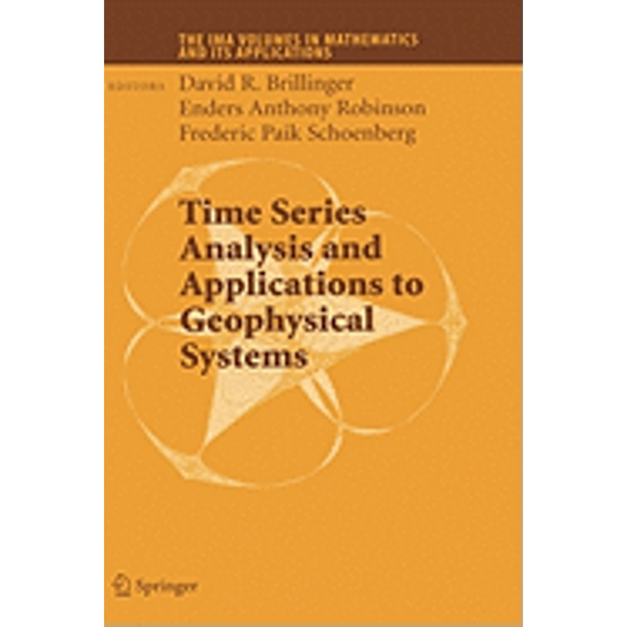 Pre-Owned Time Series Analysis and Applications to Geophysical Systems ...