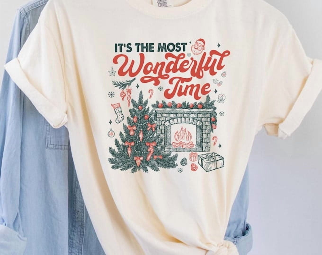 Time Shirt, It's The Most Wonderful Time Shirt, Shirt, Vintage ...