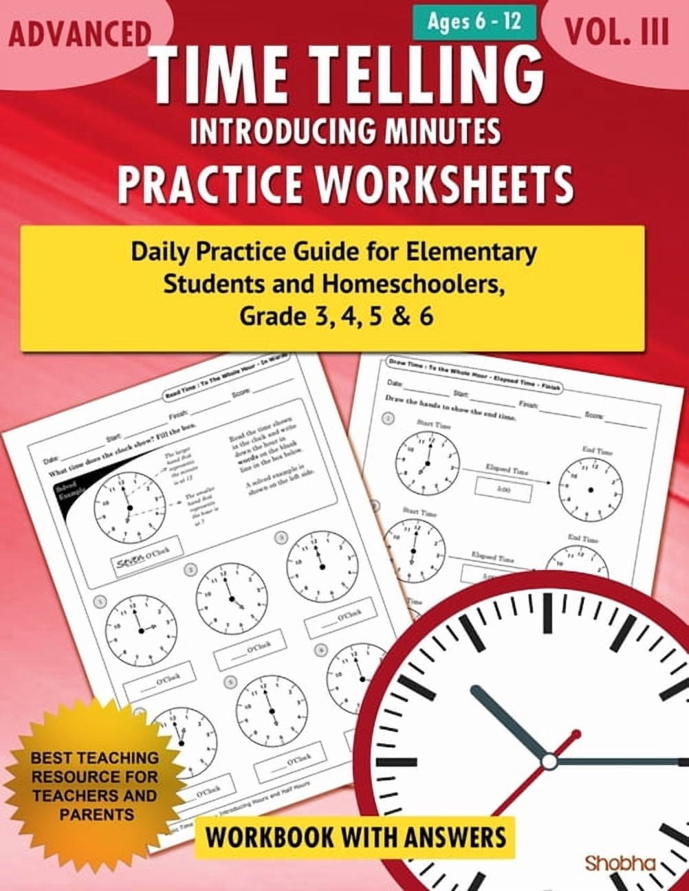 Time Telling Advanced Time Telling - Introducing Minutes - Practice ...