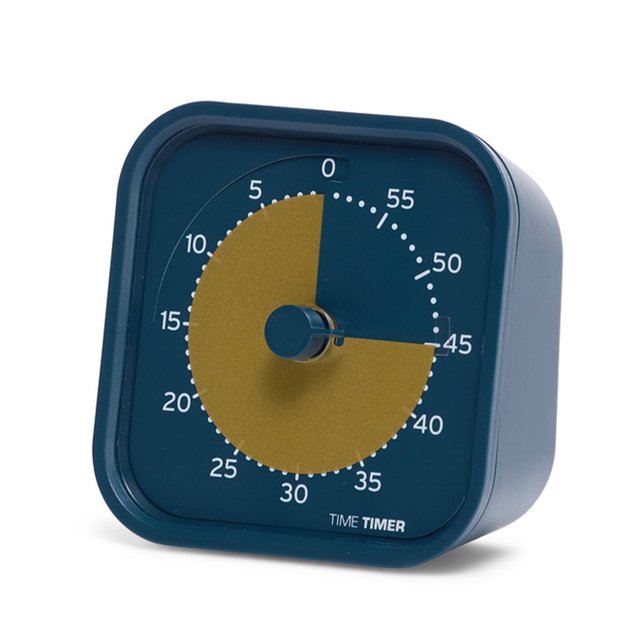 Time Timer MOD Home Edition — 60 Minute Kids Visual Timer Study Tool (Metallic Midnight ...