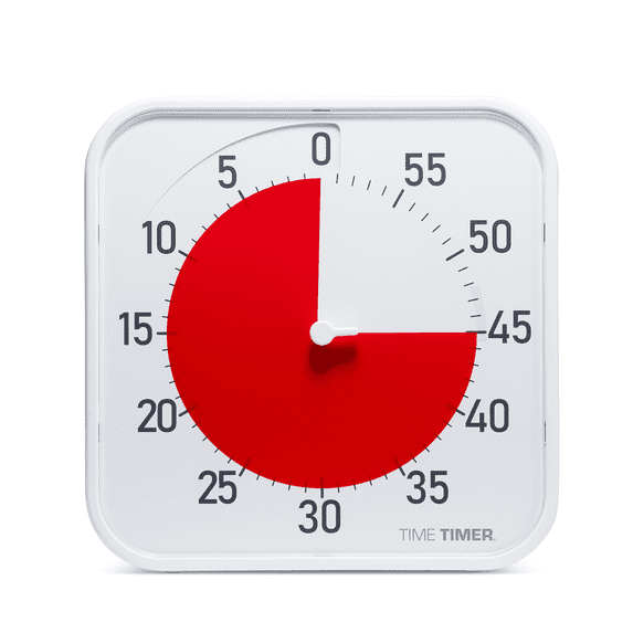 Time Timer Original 12" Visual Countdown Timer – Large 60-Minute ...